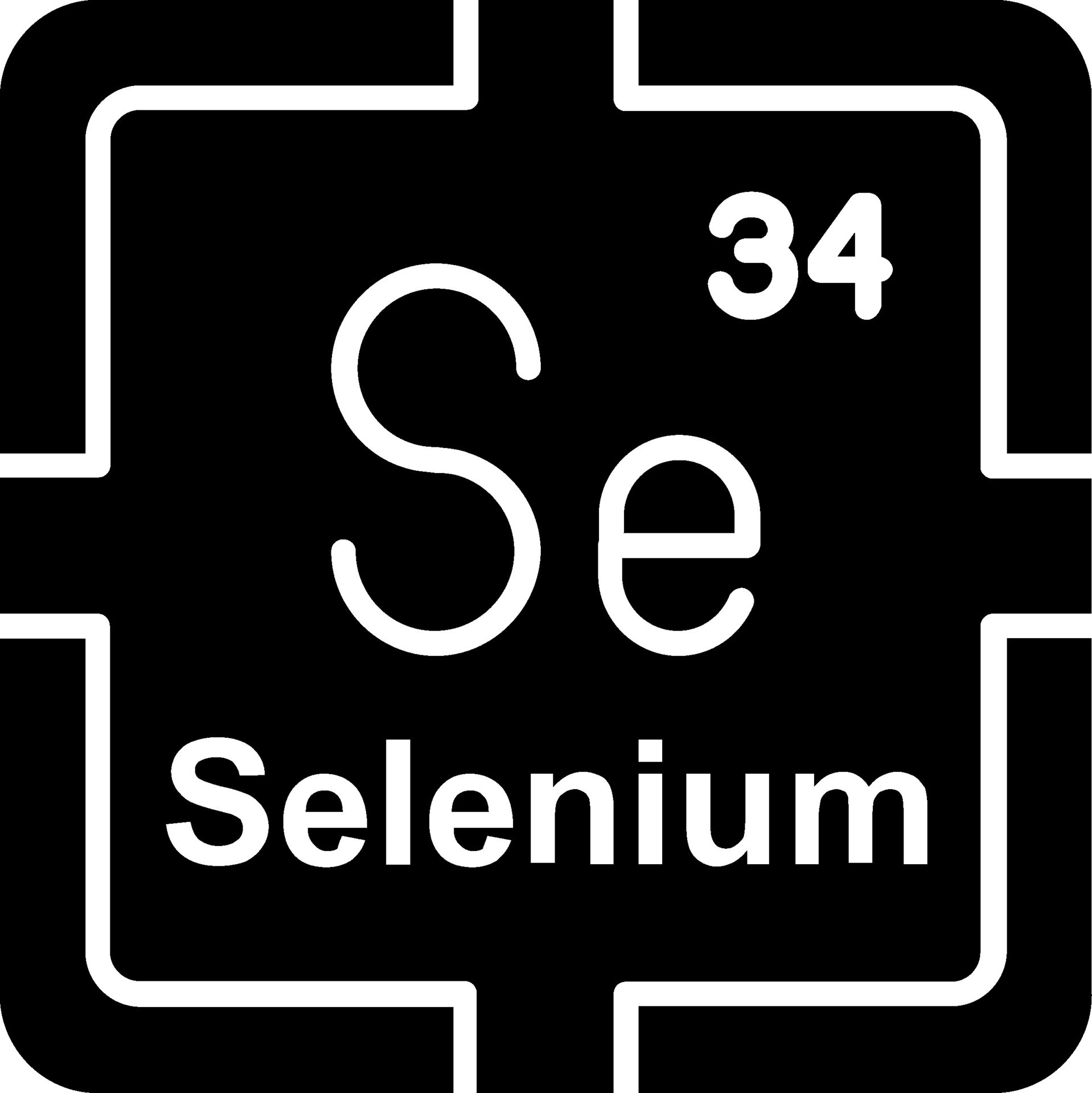 Selenium Glyph Icon 47210430 Vector Art at Vecteezy
