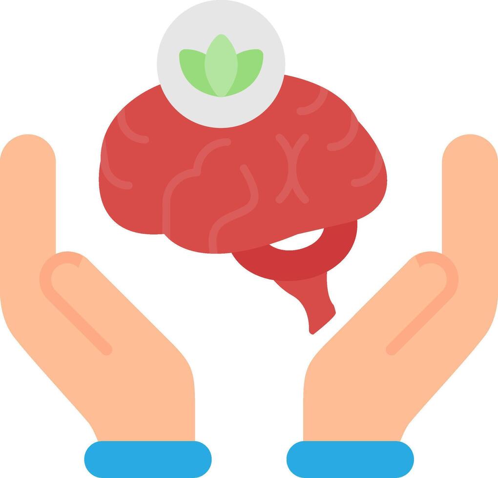 Brain Flat Icon 47211708 Vector Art at Vecteezy