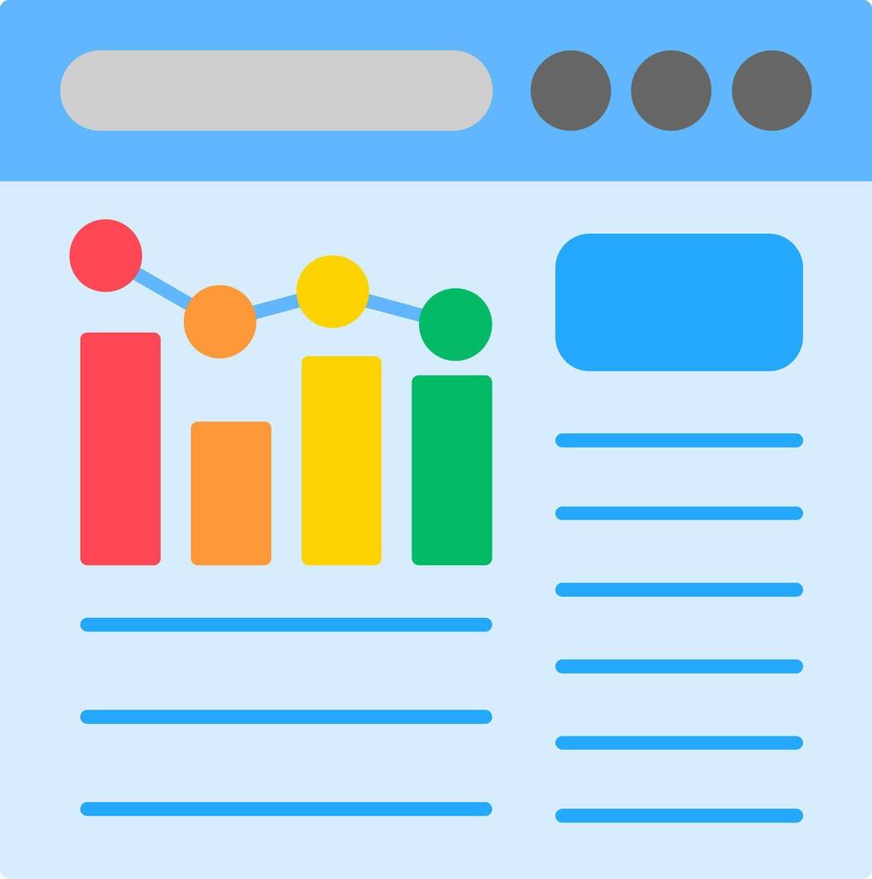 Data Analytics Flat Icon 47211740 Vector Art at Vecteezy