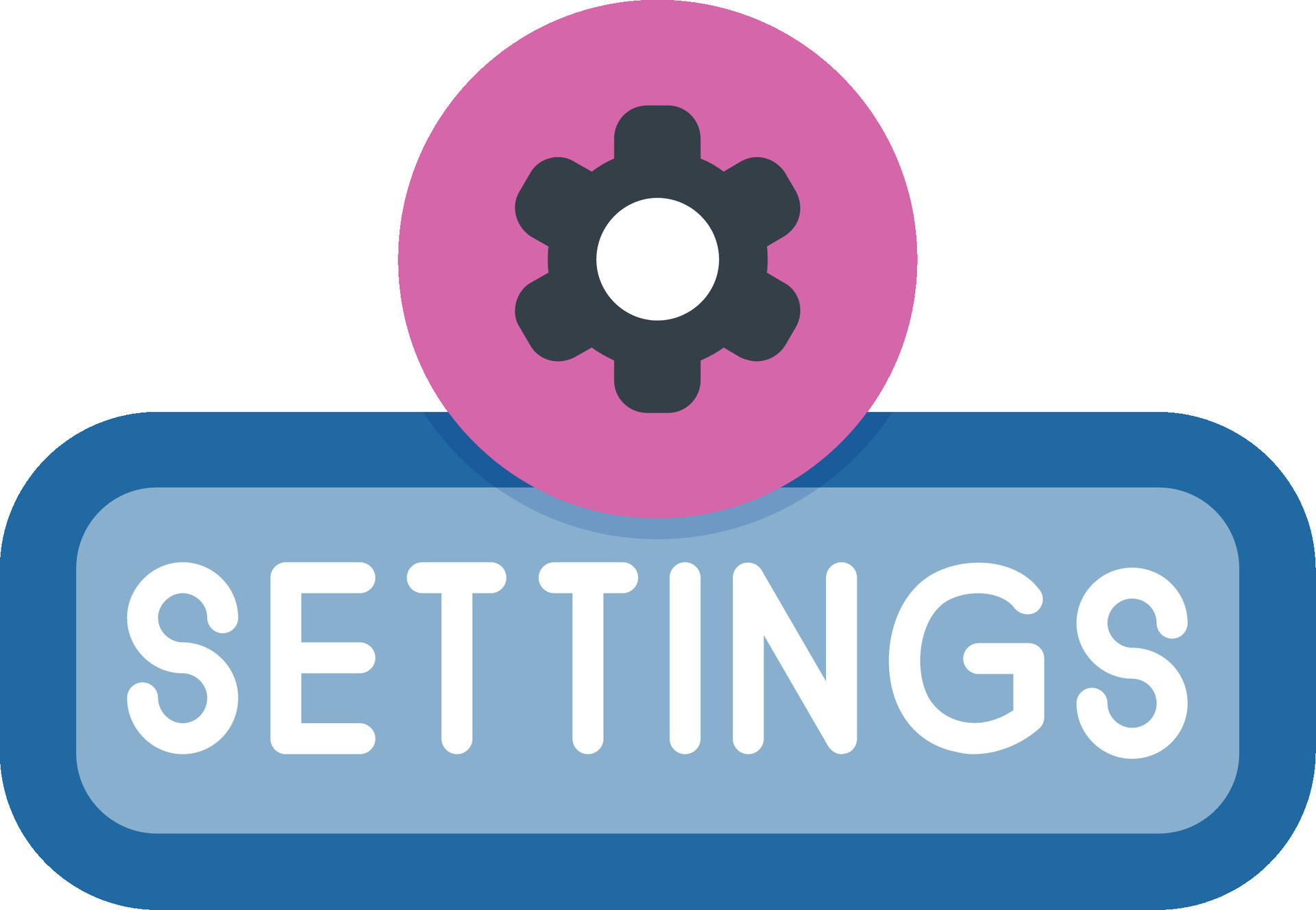 Setting Flat Icon 47212310 Vector Art at Vecteezy