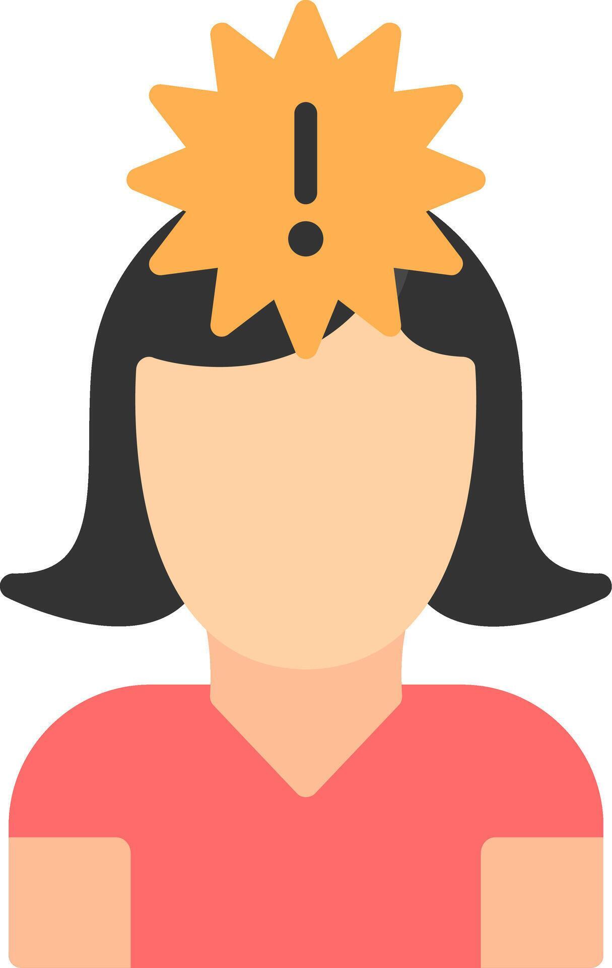 Panic Flat Icon 47212513 Vector Art at Vecteezy