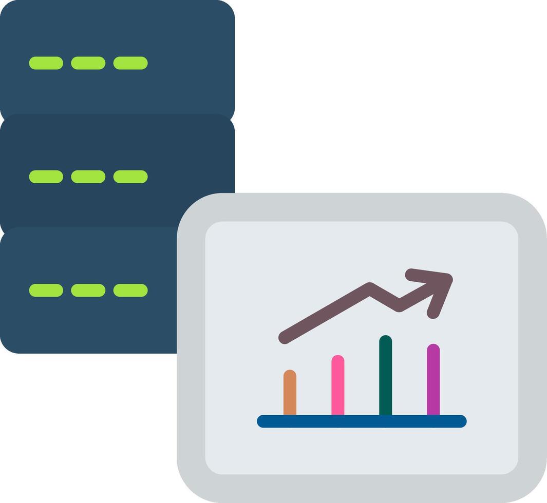 Big Data Flat Icon 47212908 Vector Art at Vecteezy