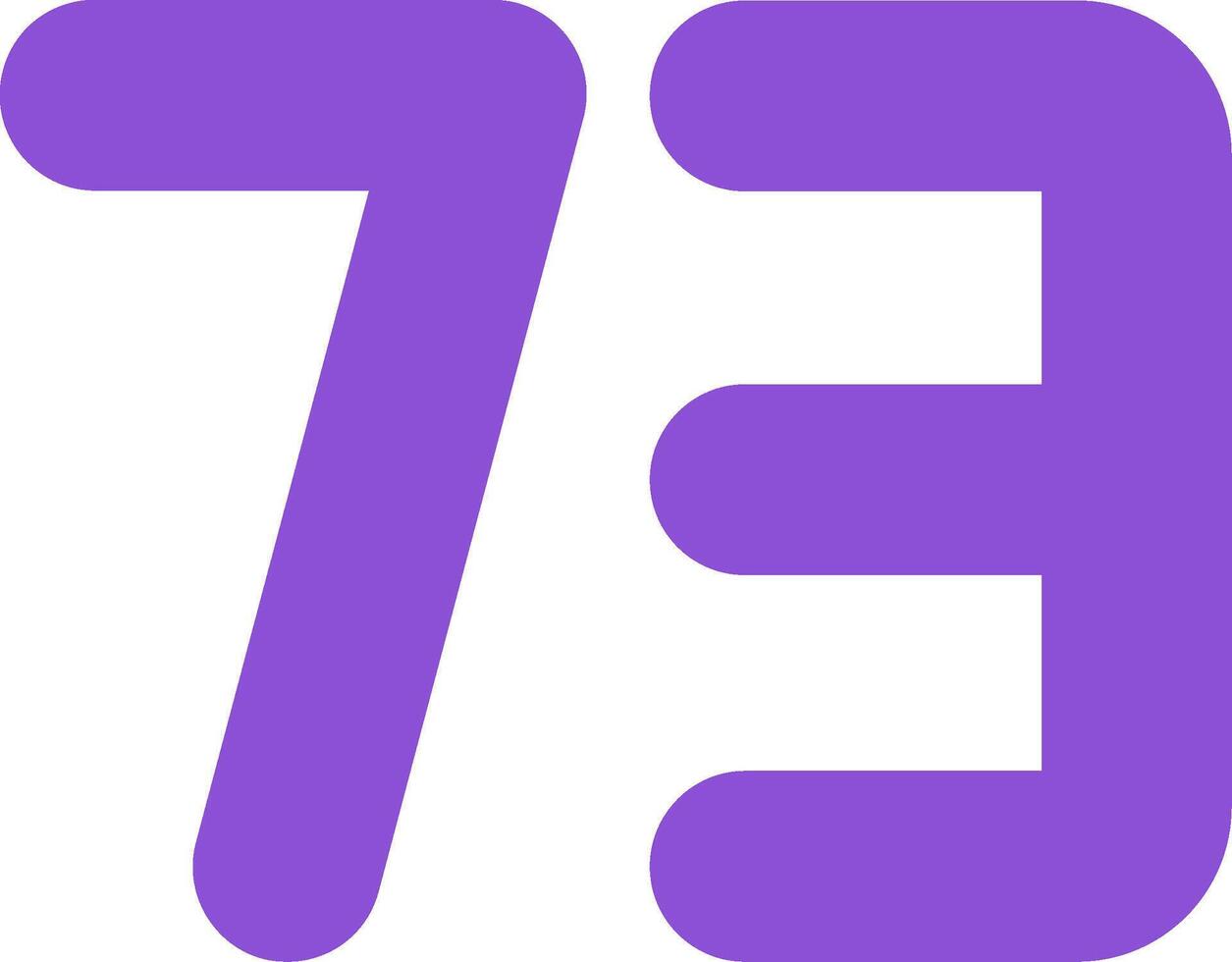 Seventy three Flat Icon 47213002 Vector Art at Vecteezy Seventy three Flat Icon 47213002 Vector Art at Vecteezy
