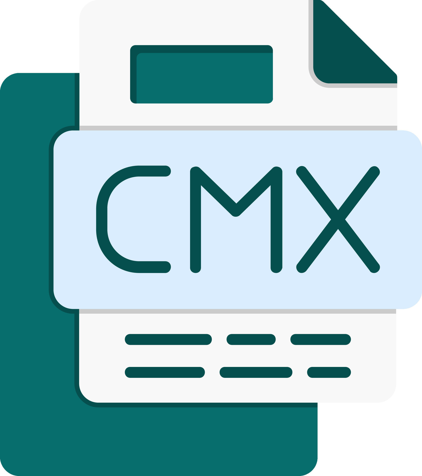 Cmx File Flat Icon 47213047 Vector Art At Vecteezy