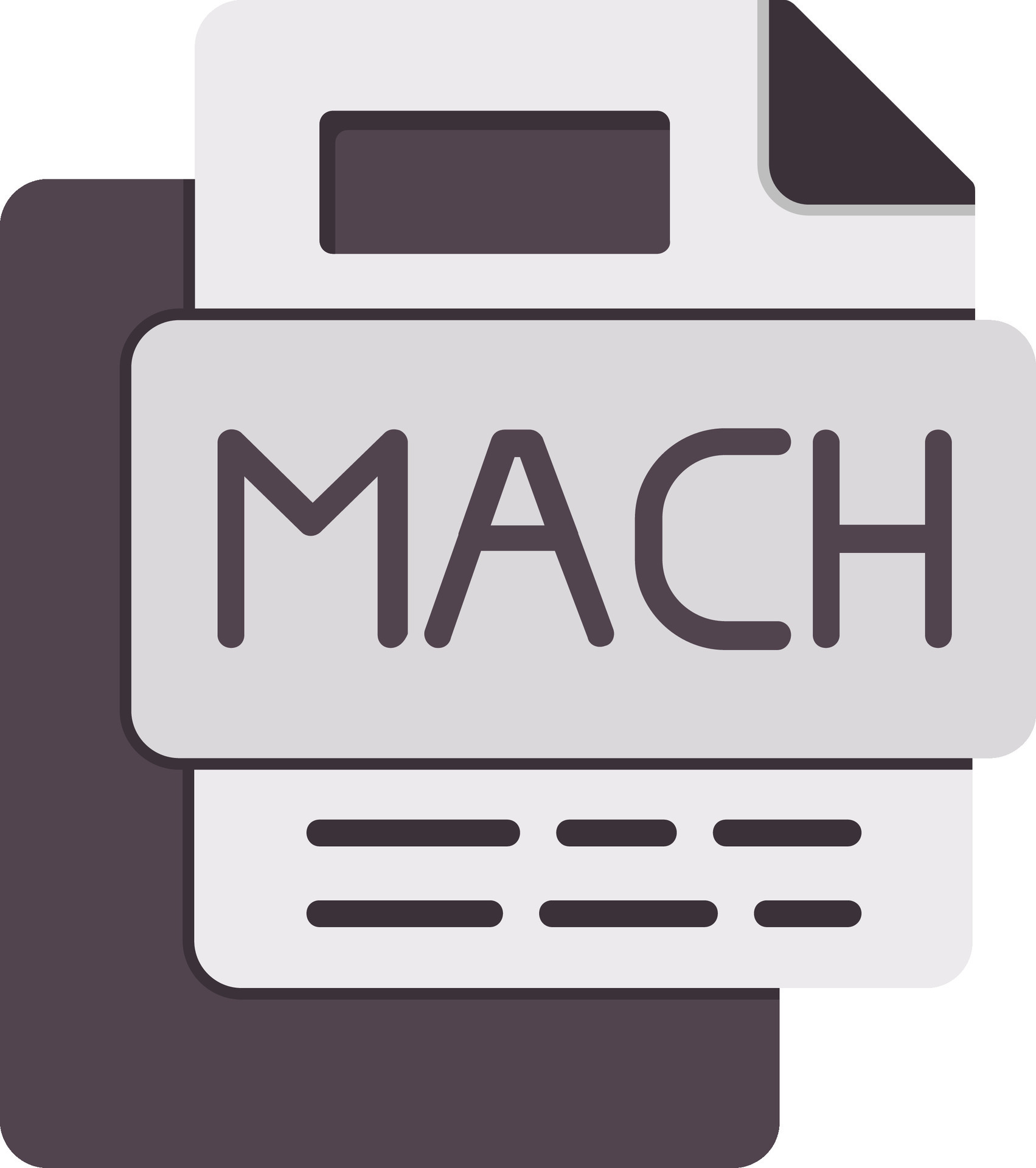 Mach O File Flat Icon 47213149 Vector Art at Vecteezy