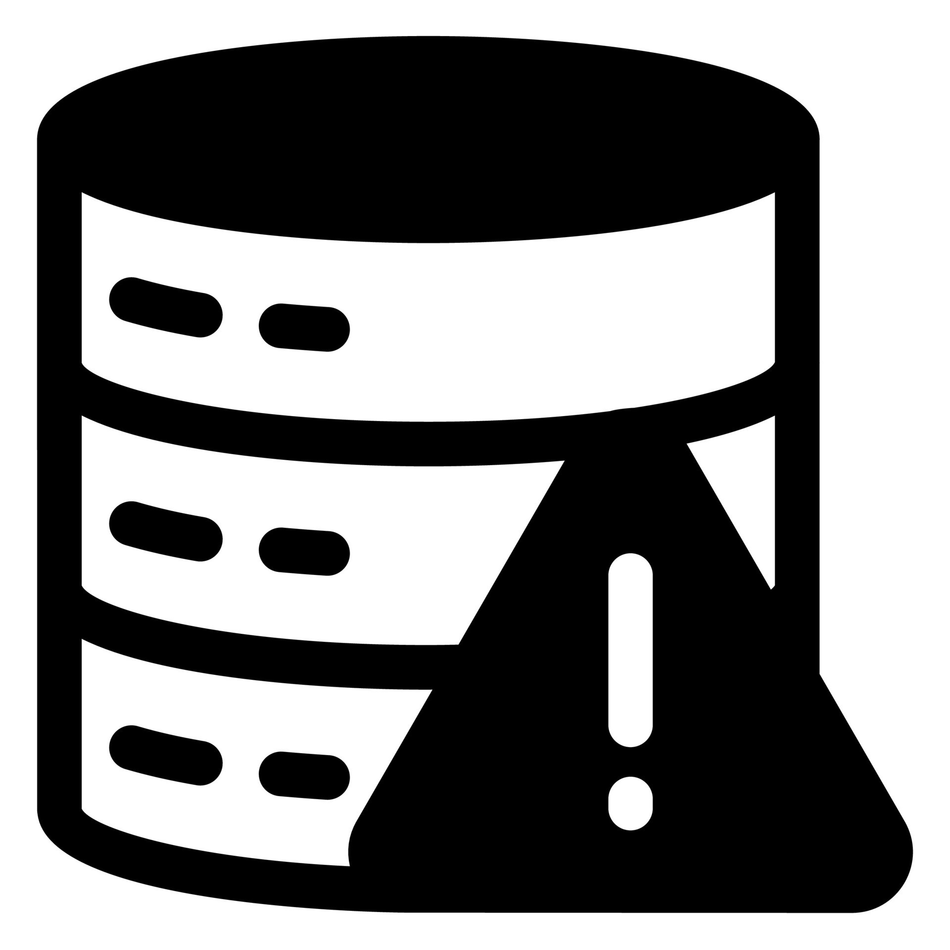 database glyph icon illustration isolated on white background 47227275 ...