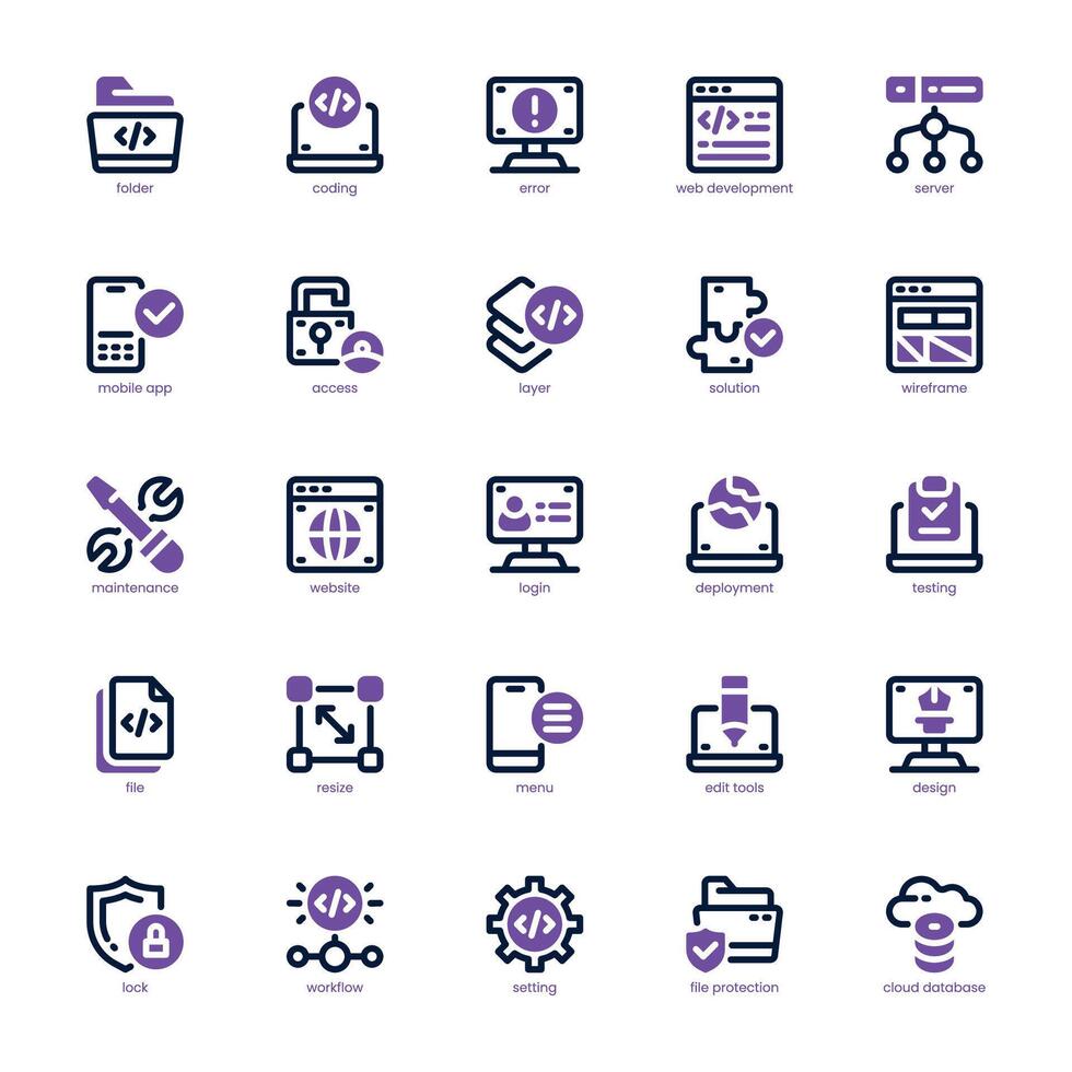 Software And Development Icon Pack For Your Website, Mobile