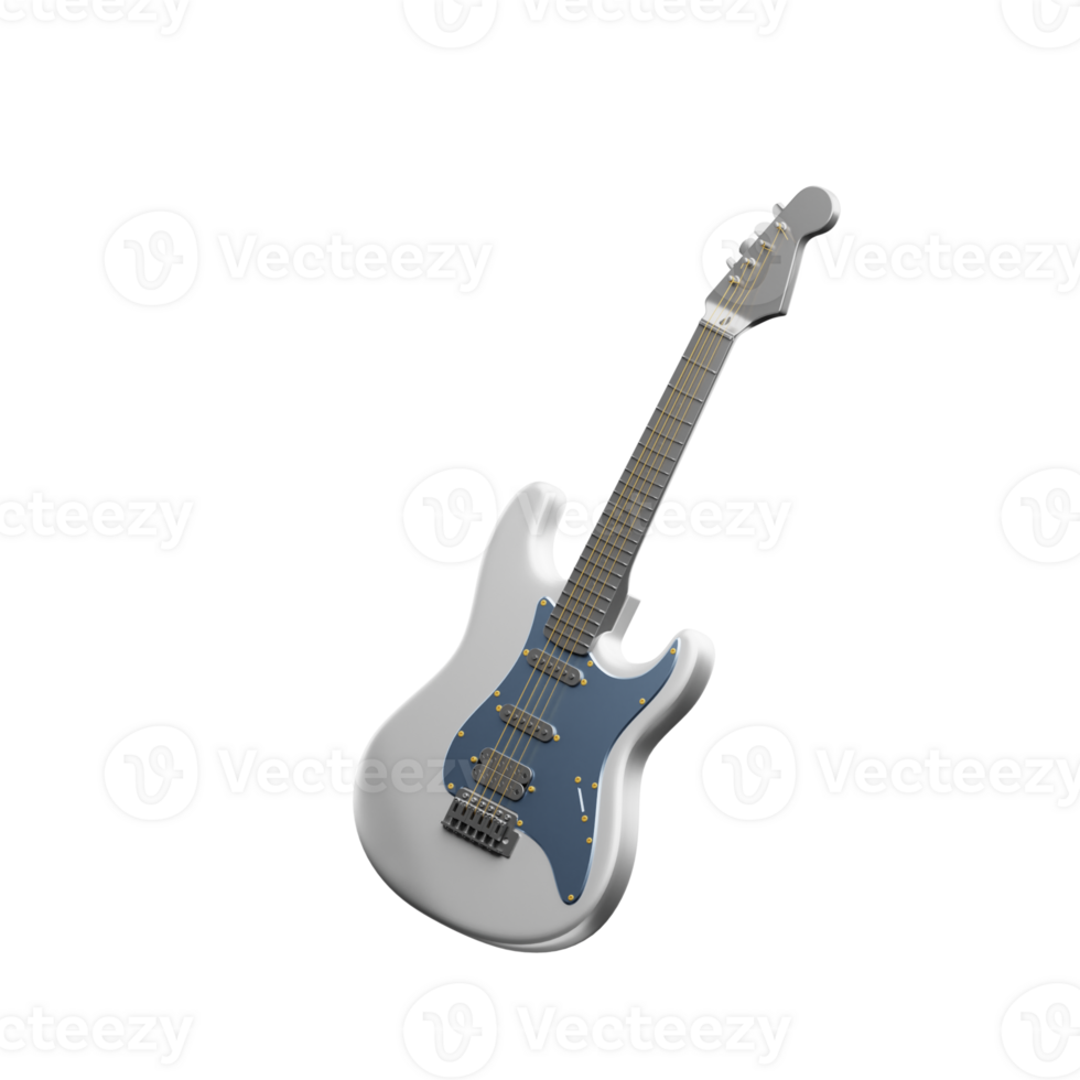 3d Illustration Bass Guitar 47235445 Png