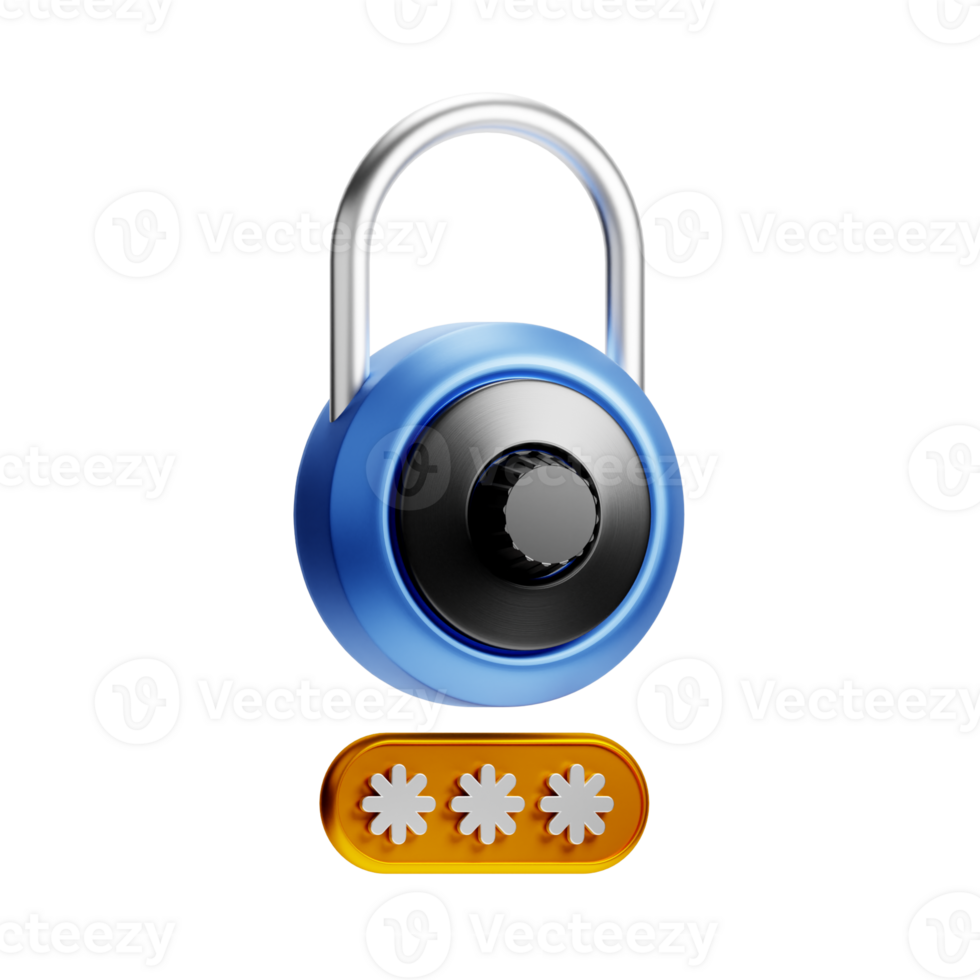 3d Illustration Password 47235452 Png