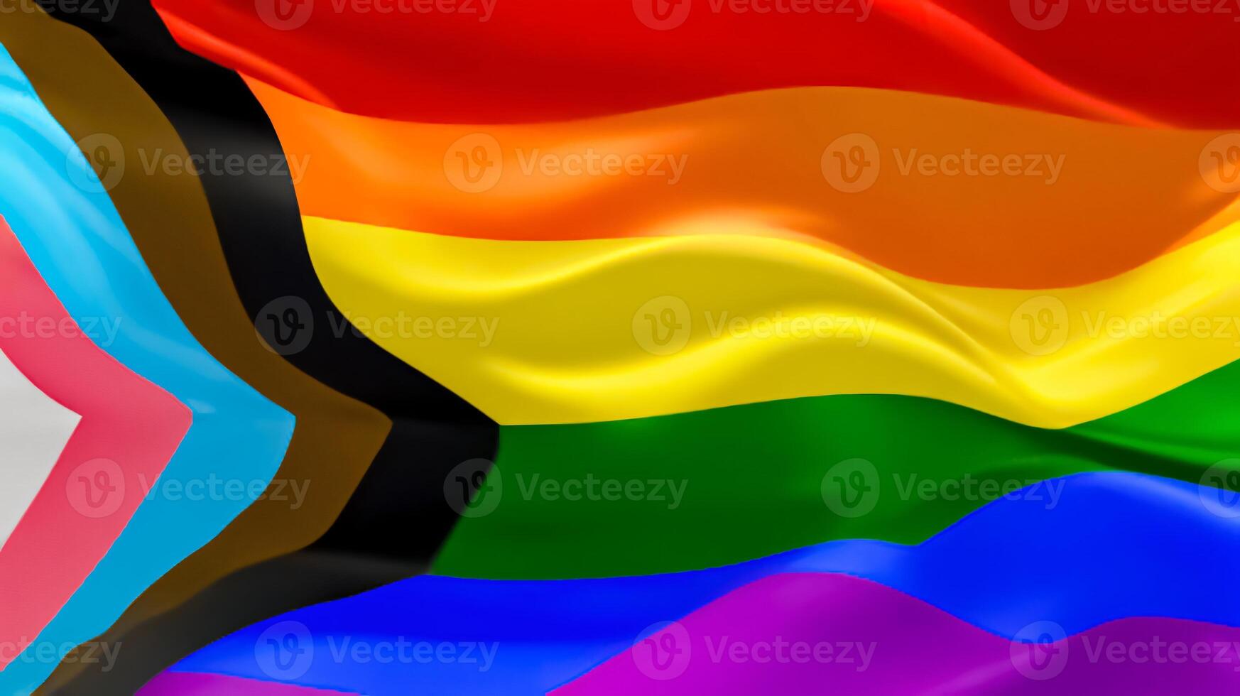 Rainbow Pride Flag Lgbtq Diversity Intersex Inclusive Progress Pride
