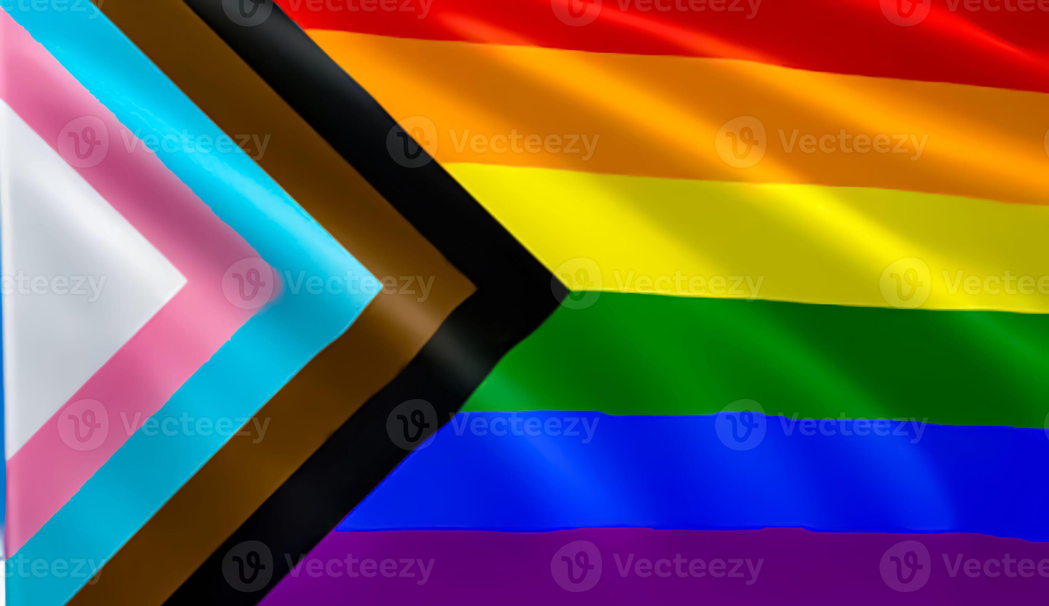 Arco Iris Orgullo Bandera Lgbtq Diversidad Intersexual Inclusivo