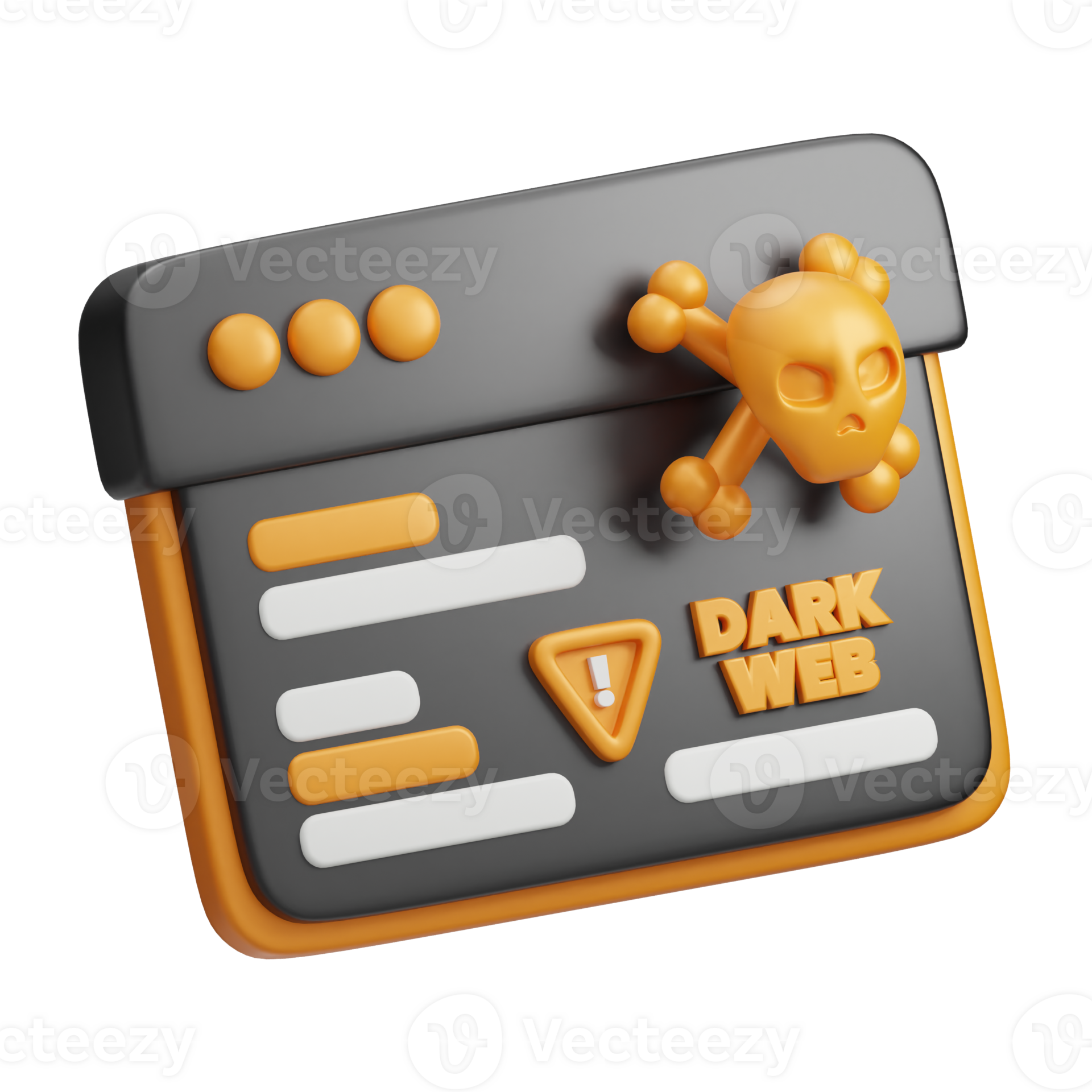 Dark Web 3d illustration 47246782 PNG