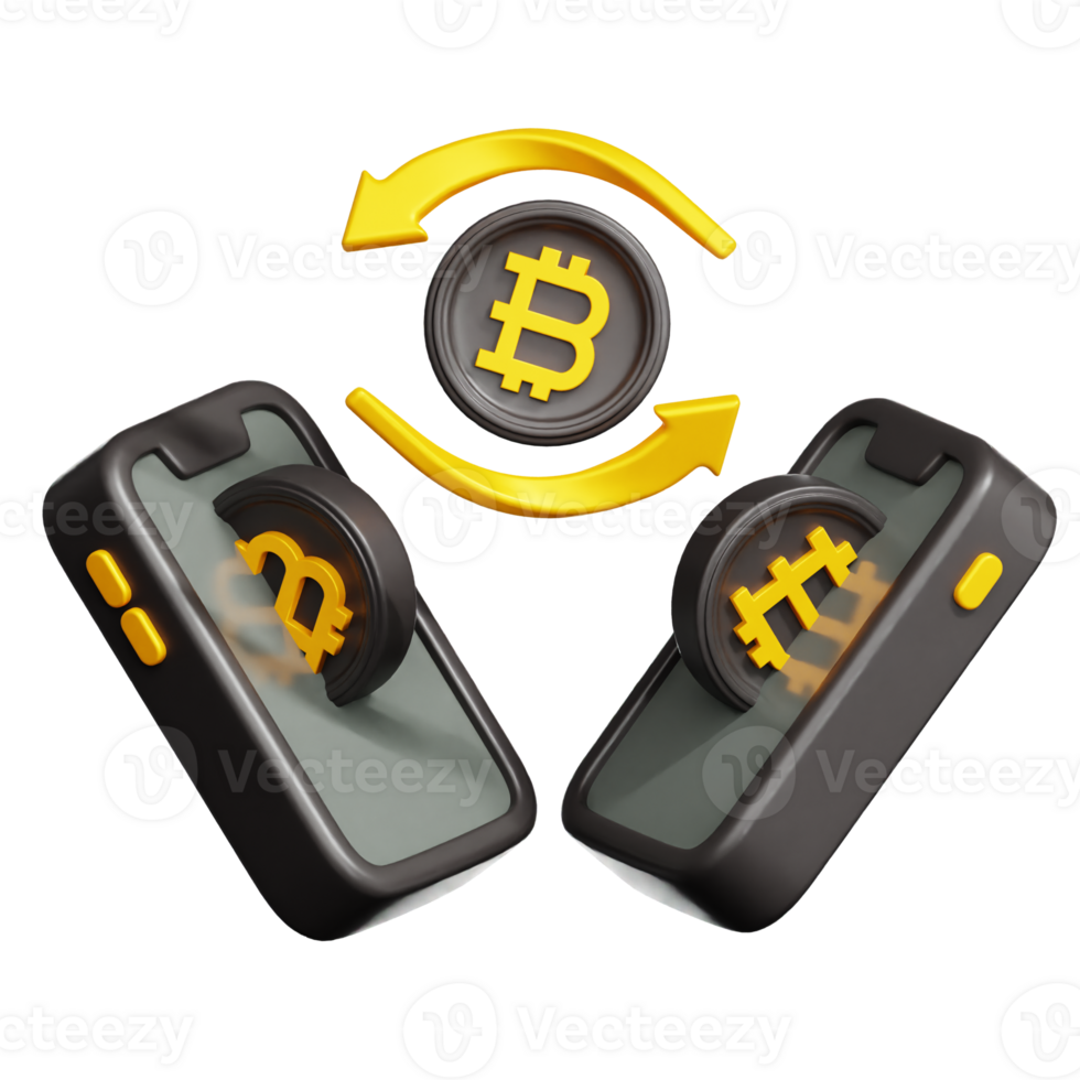 Transfer Bitcoin 3d illustration 47247293 PNG Transfer Bitcoin 3d illustration 47247293 PNG