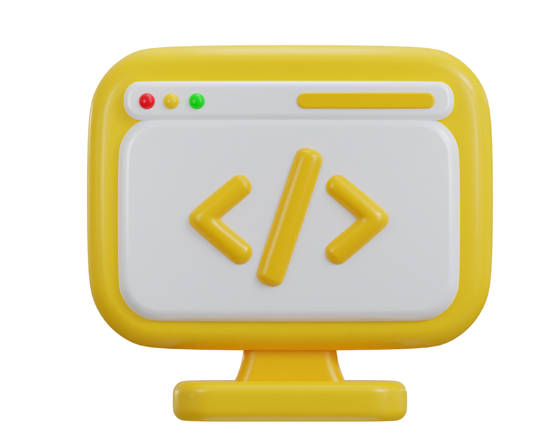 3d Coding Icon Symbol Of Software And Web Development Illustration 7913