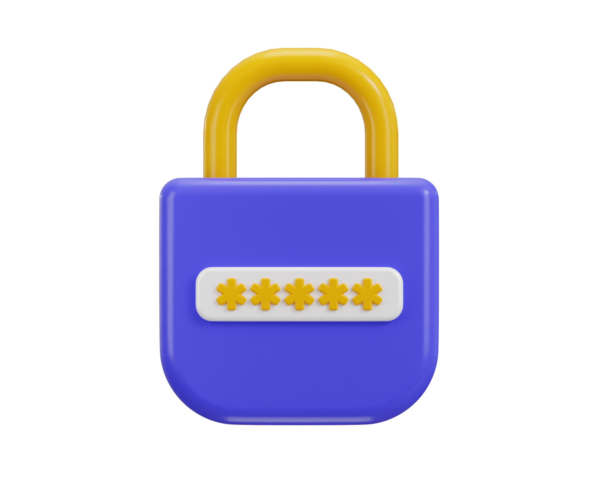 Padlock And Password Icon 3d Render Pin Code Password Protection Security Icon 47248142 Png