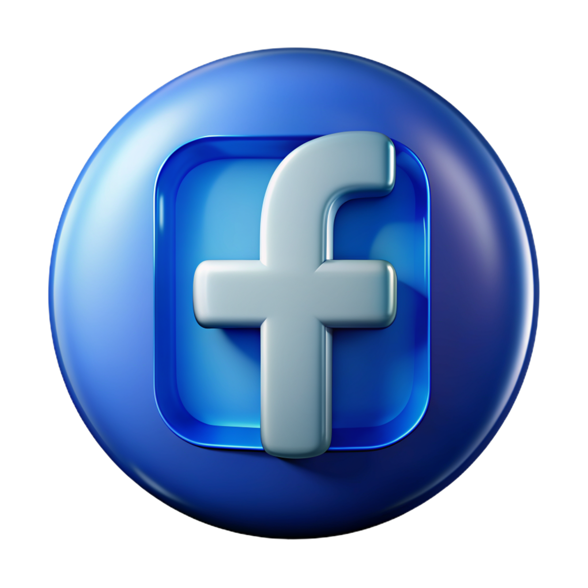 Facebook 3D Facebook logo 3D Facebook icon 3D Facebook symbol 47248515 PNG