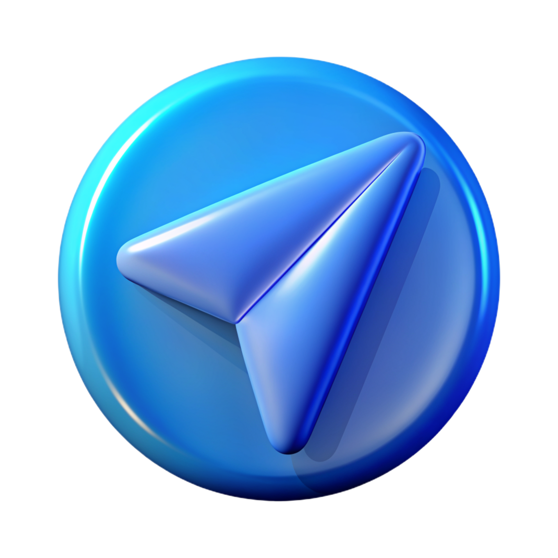 Telegram 3d Telegram Logo 3d Telegram Icon 3d Telegram Symbol 47248546 Png