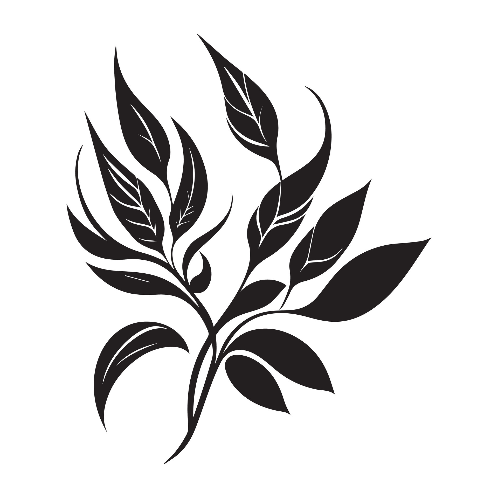 tree leaf illustration 47257073 Vector Art at Vecteezy