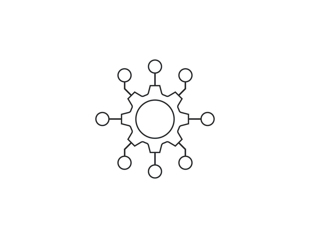 Algorithm, engineering, channel icon. illustration. 47258814 Vector Art ...