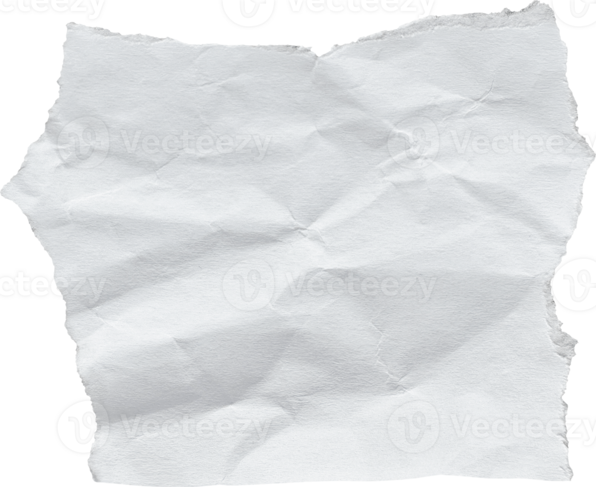 White Textured Torn Paper Piece 47269538 Png