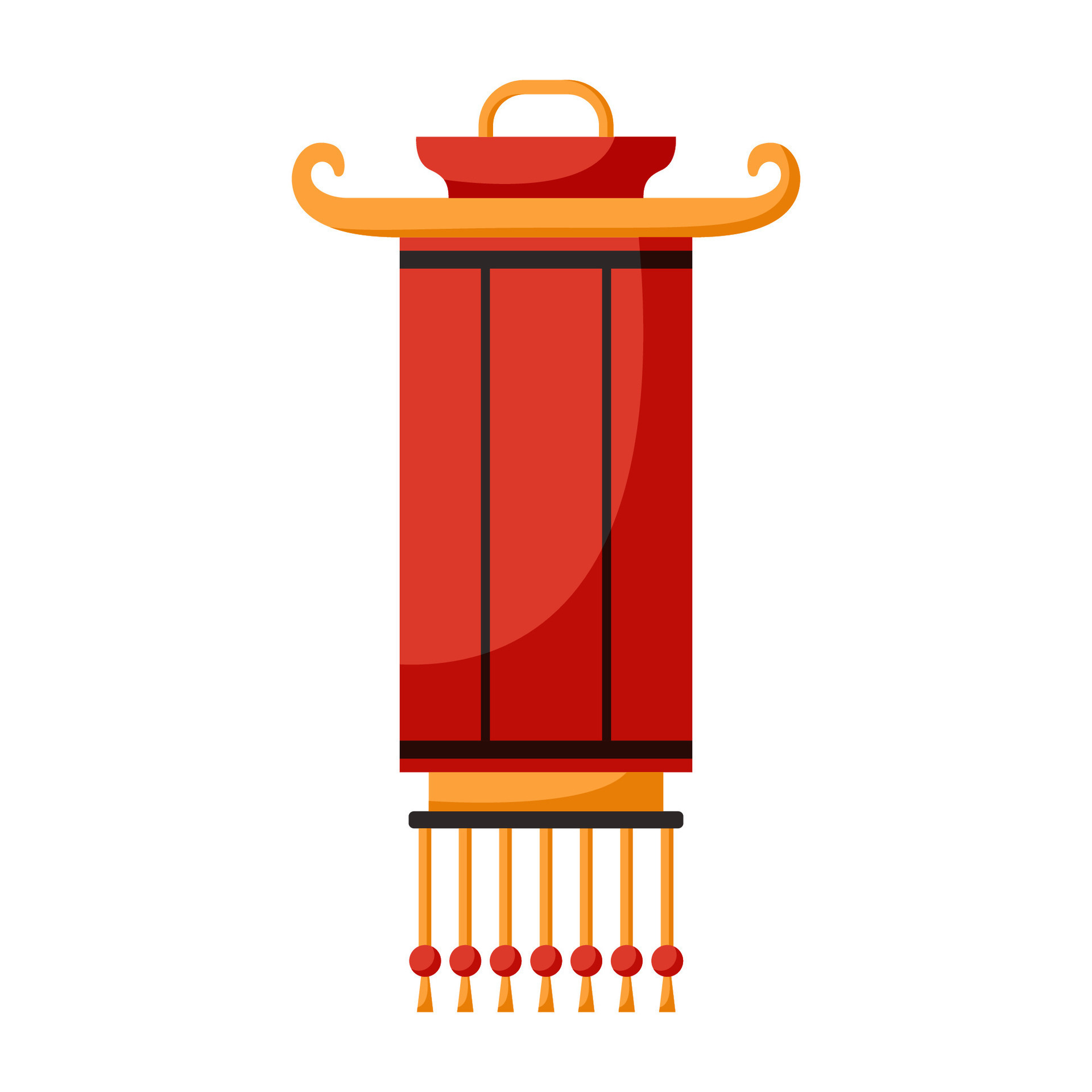 Red rectangular lantern 47280588 Vector Art at Vecteezy