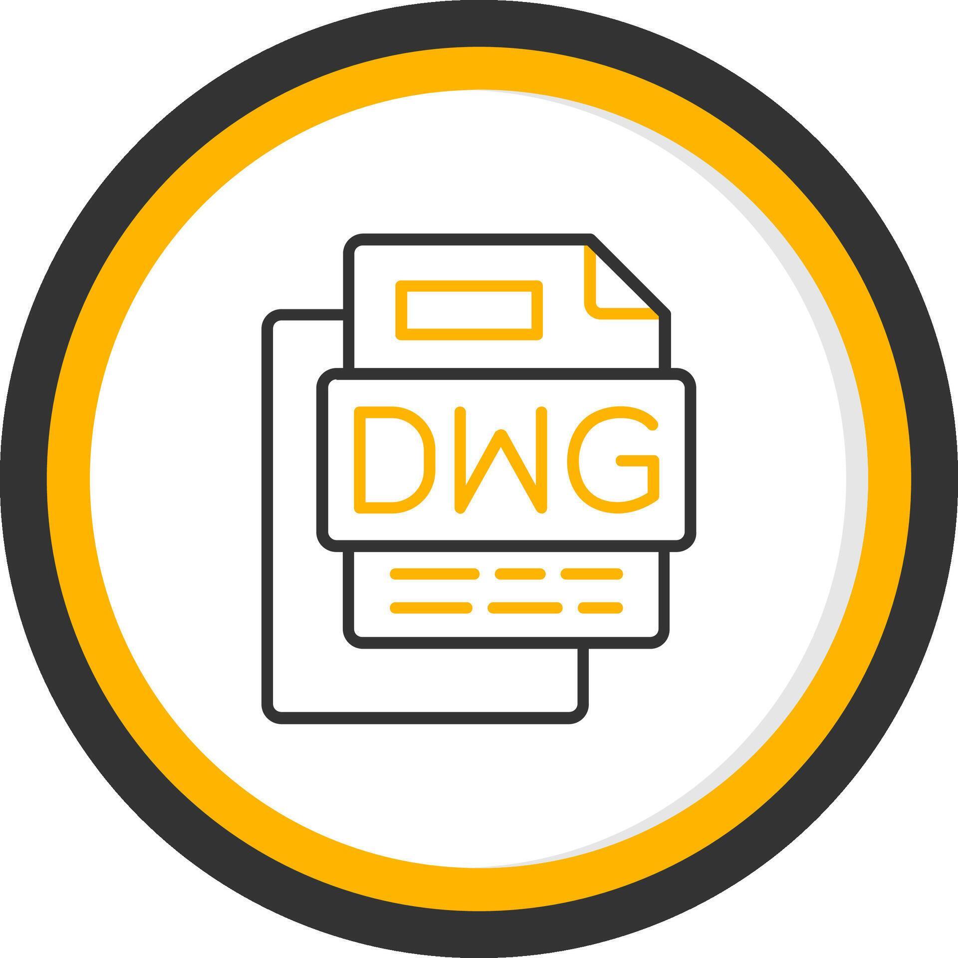 Dwg File Line Two Color Circle Icon 47289947 Vector Art At Vecteezy