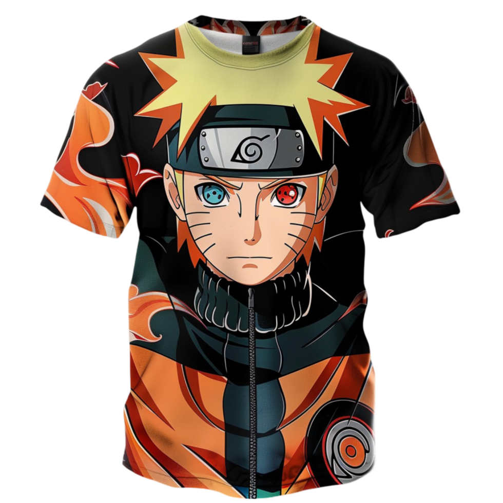 Naruto T Shirt With An Image Of Naruto Generative Ai 47300506 Png