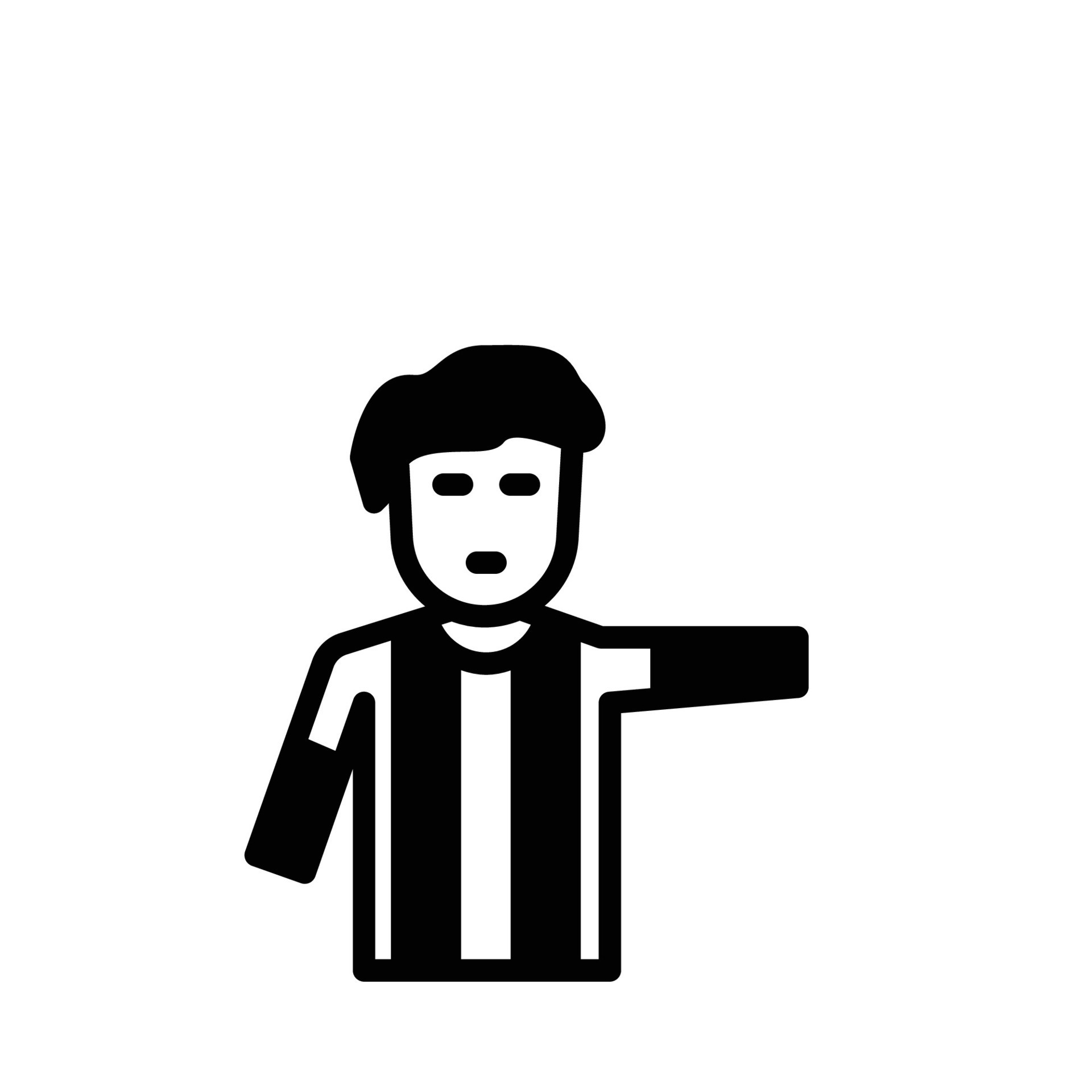 Referee icon solid style 47305587 Vector Art at Vecteezy