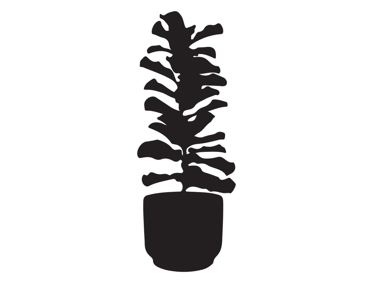 Tropical plant silhouette on white background 47306231 Vector Art at ... Tropical plant silhouette on white background 47306231 Vector Art at ...