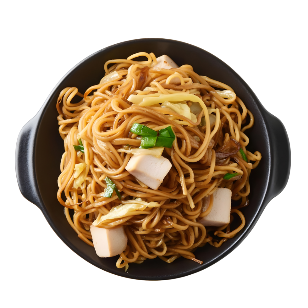 Yakisoba On Plate Japan Food 47309624 Png
