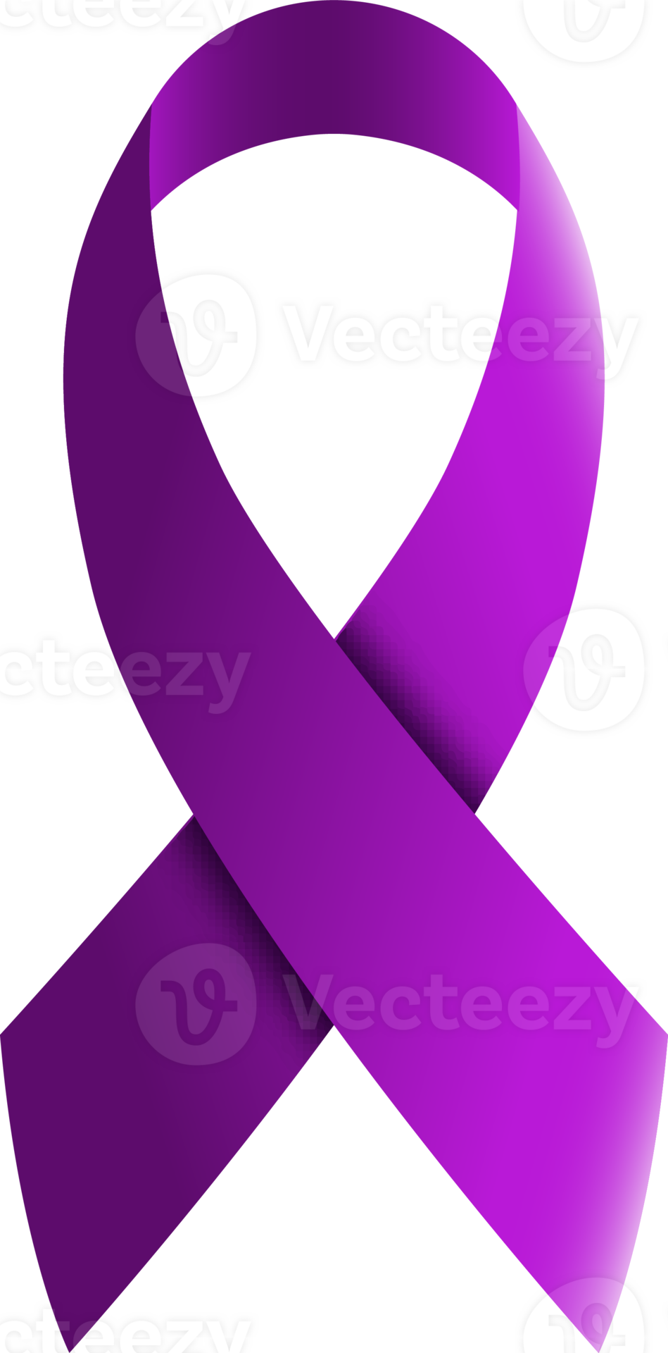 Purple Awareness Ribbon 47309728 PNG