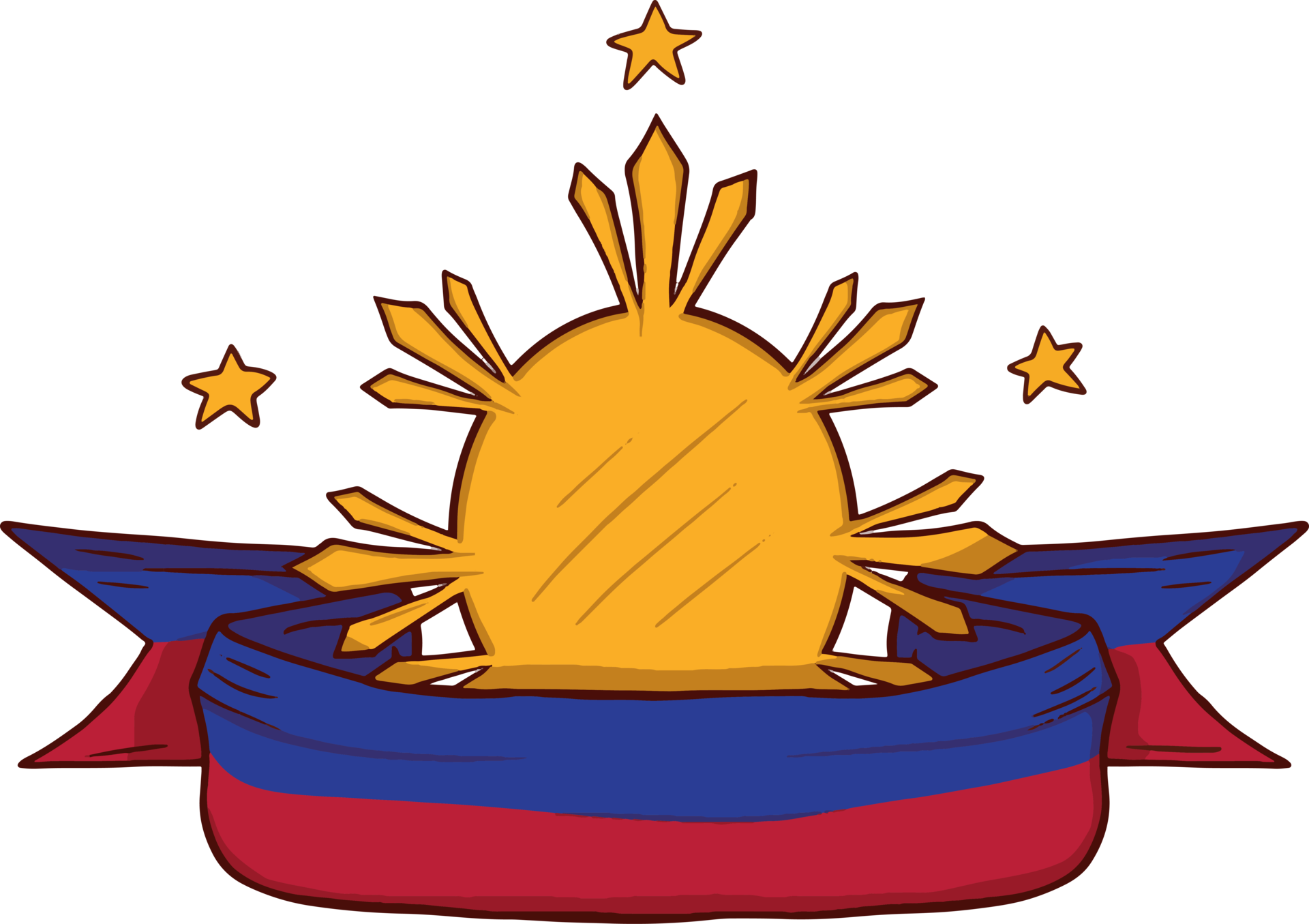 Handdrawn Philippines independence illustration 47309749 PNG