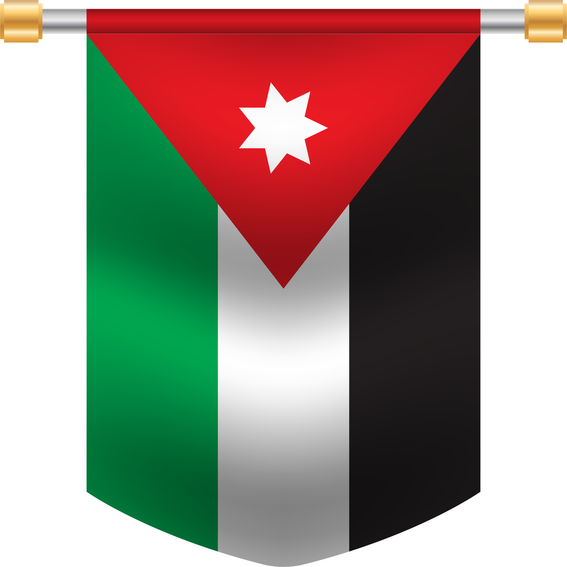 design de bandeira da jordânia 47309974 PNG