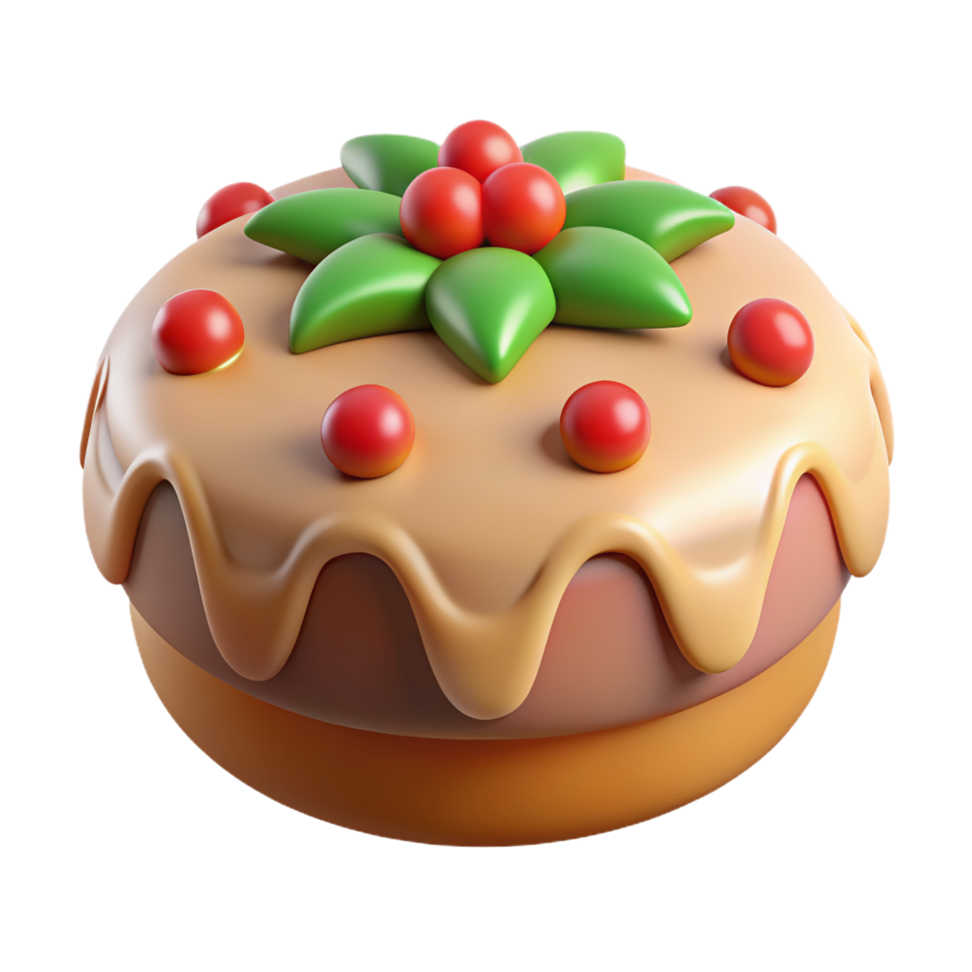 Christmas Cake 3d Image 47311902 PNG