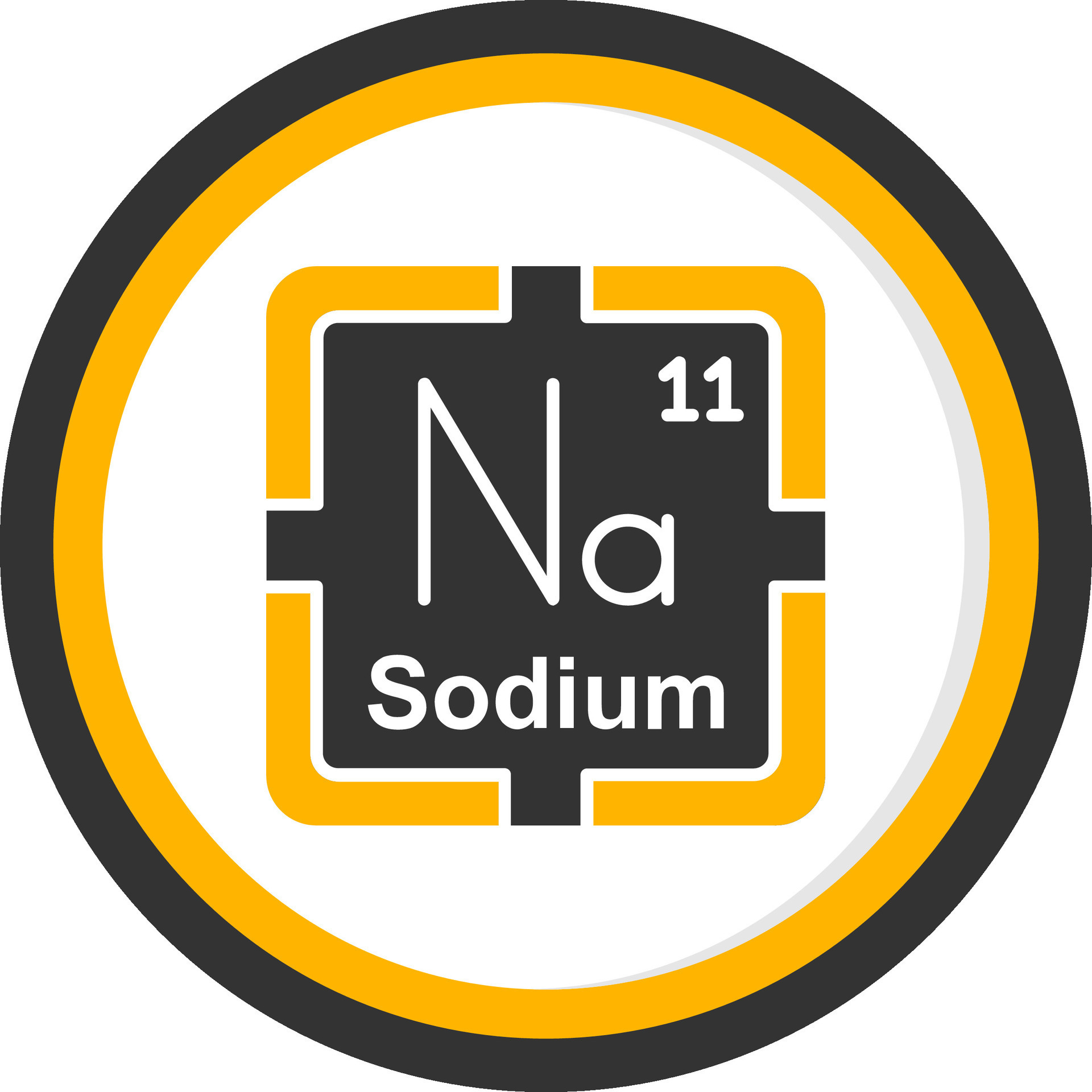 Sodium Glyph Two Color Circle Icon 47313642 Vector Art at Vecteezy Sodium Glyph Two Color Circle Icon 47313642 Vector Art at Vecteezy