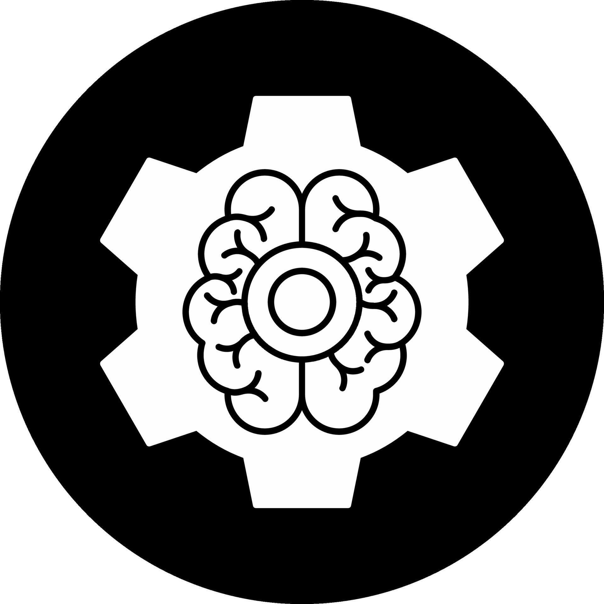 Brain Functions Circle Inverted Icon 47315567 Vector Art at Vecteezy