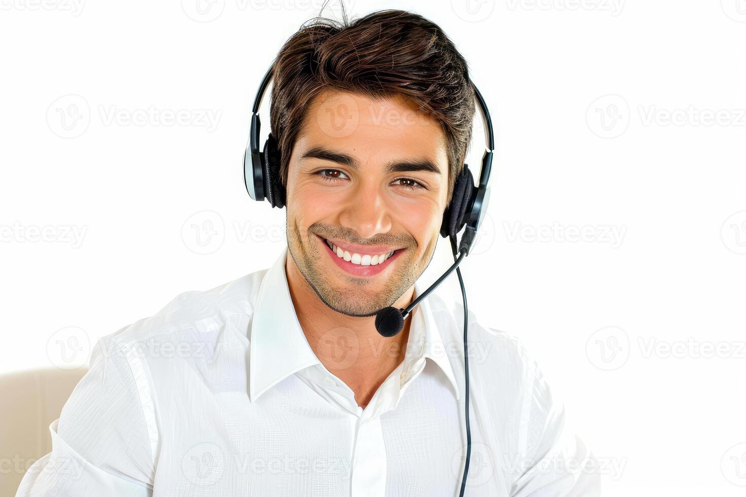 Friendly customer service representative smiling 47340631 Stock Photo ... Friendly customer service representative smiling 47340631 Stock Photo ...