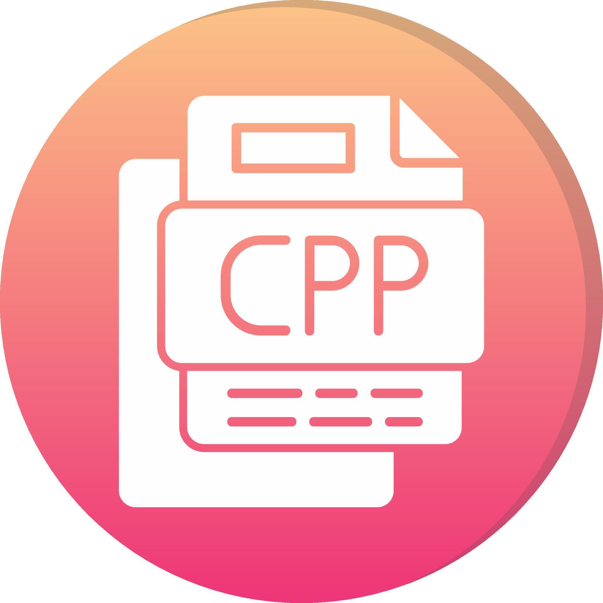 CPP Circle Icon Fil Circle Icone 47348473 Vector Art at Vecteezy