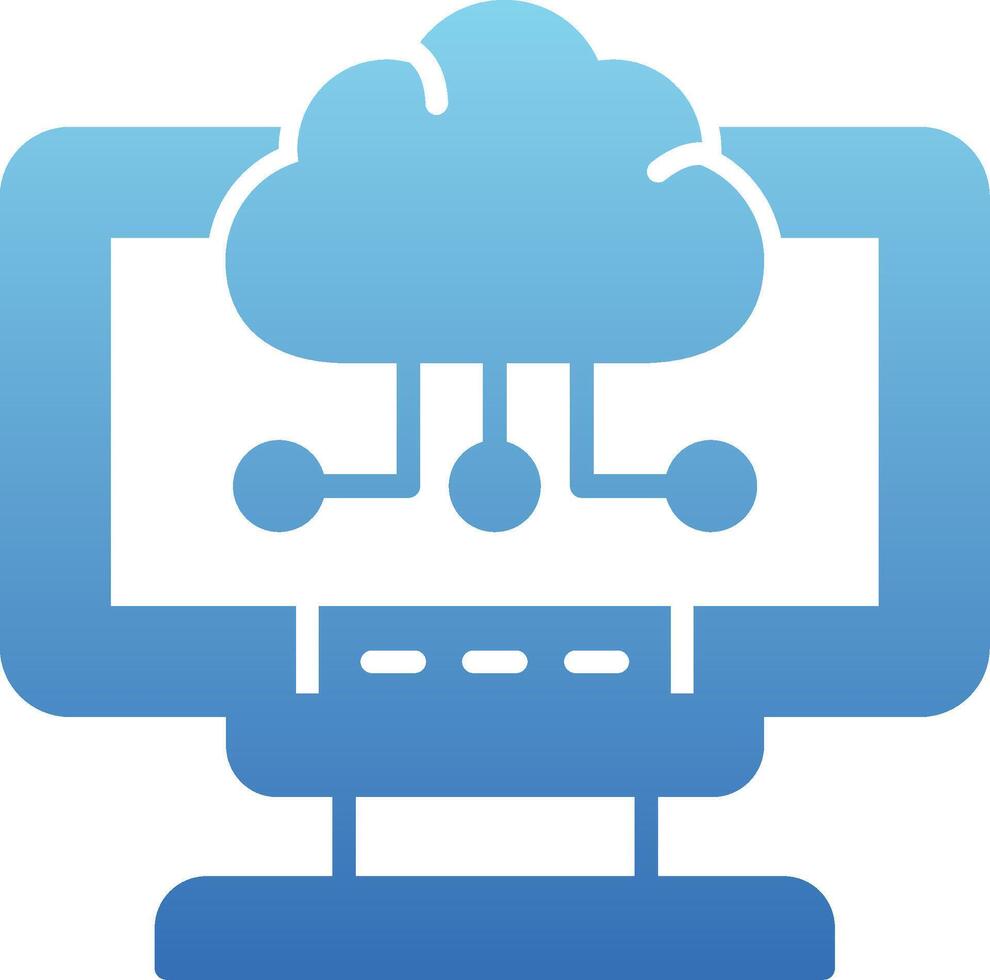 Cloud Computing Glyph Gradient Icon 47349521 Vector Art at Vecteezy