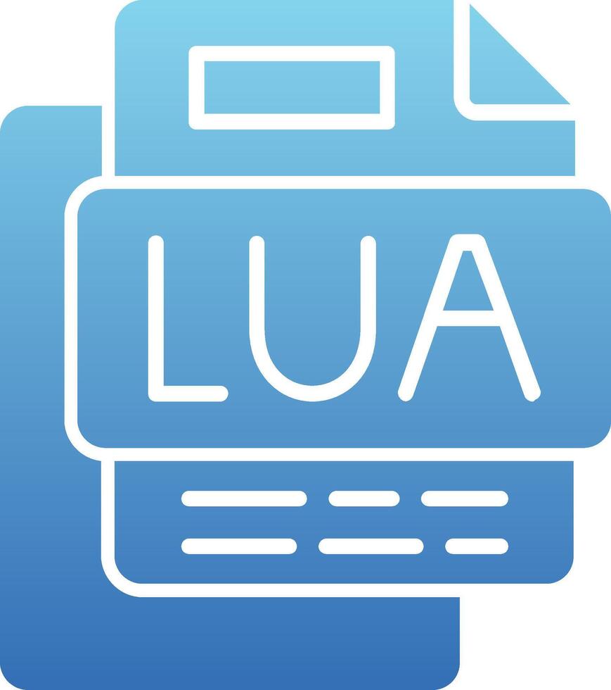 lua archivo glifo degradado icono 47350339 Vector en Vecteezy