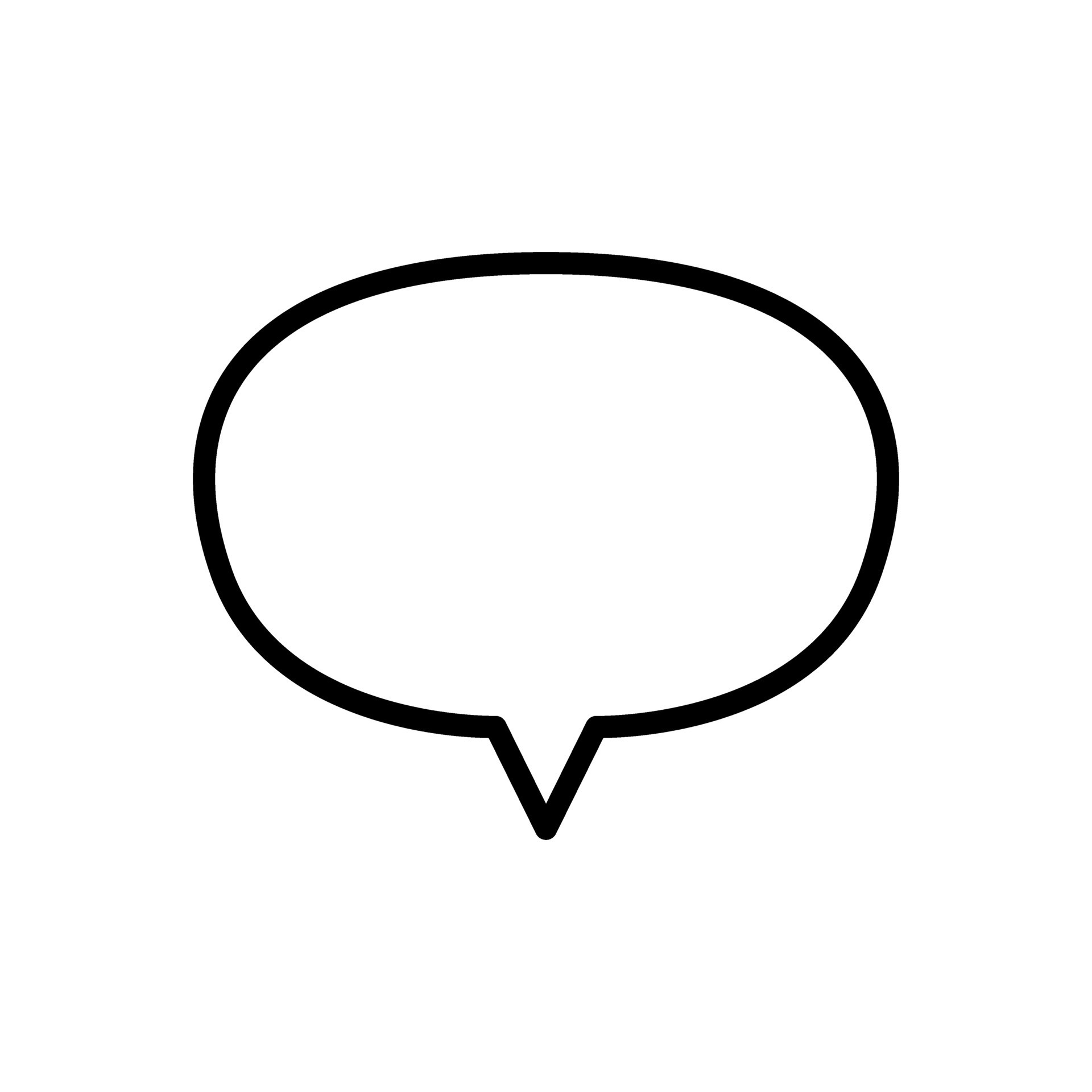 Message bubble icon 47359223 Vector Art at Vecteezy