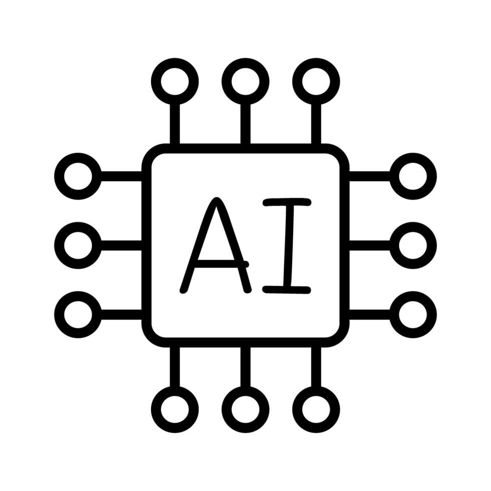 AI chip icon 47359473 Vector Art at Vecteezy AI chip icon 47359473 Vector Art at Vecteezy