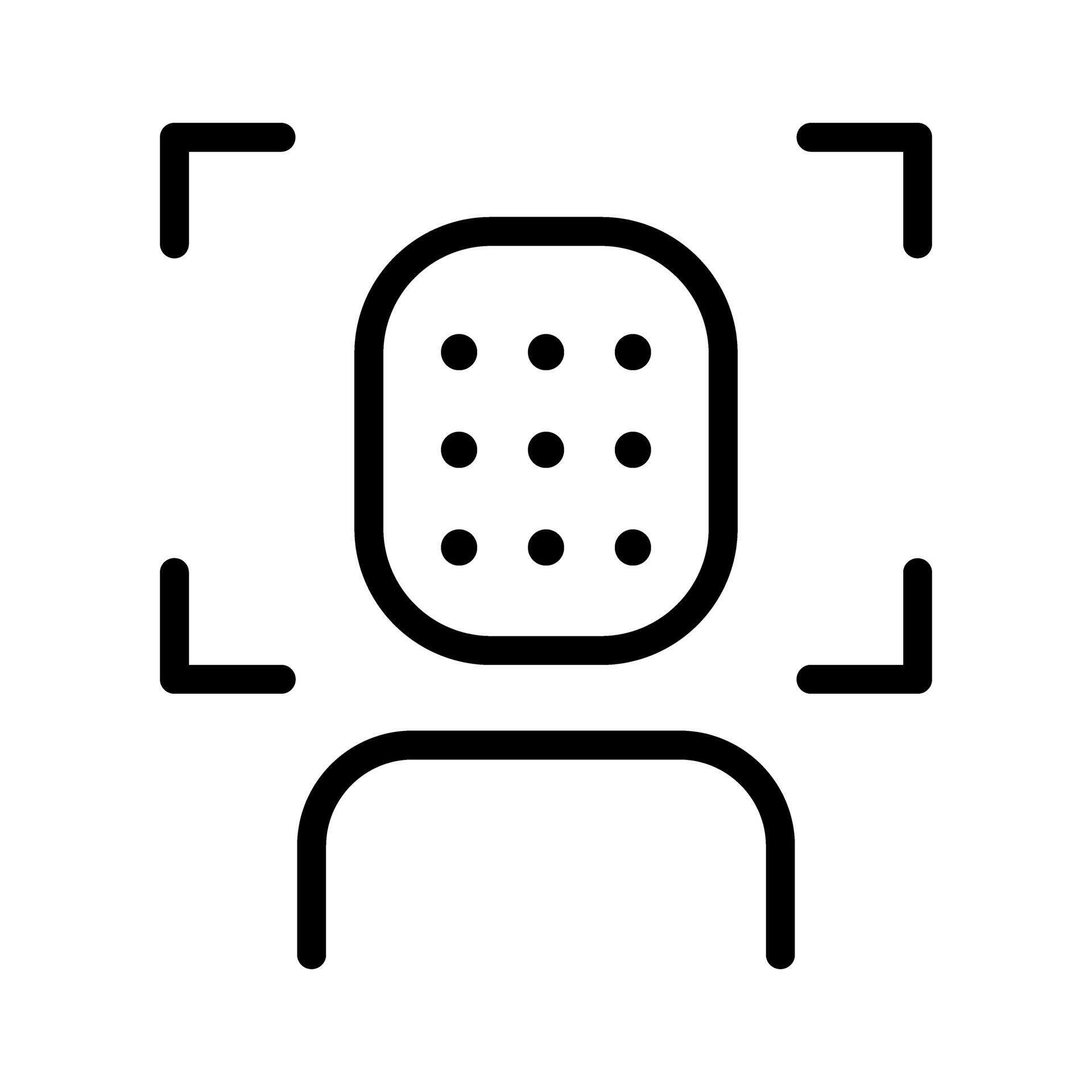 Face Detection Icon 47359860 Vector Art At Vecteezy