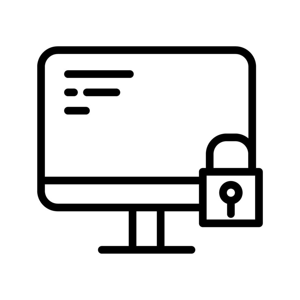 Computer security icon 47359874 Vector Art at Vecteezy