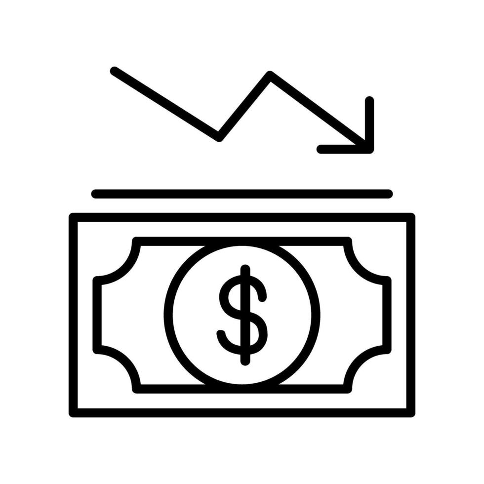 Economic recession icon 47359971 Vector Art at Vecteezy