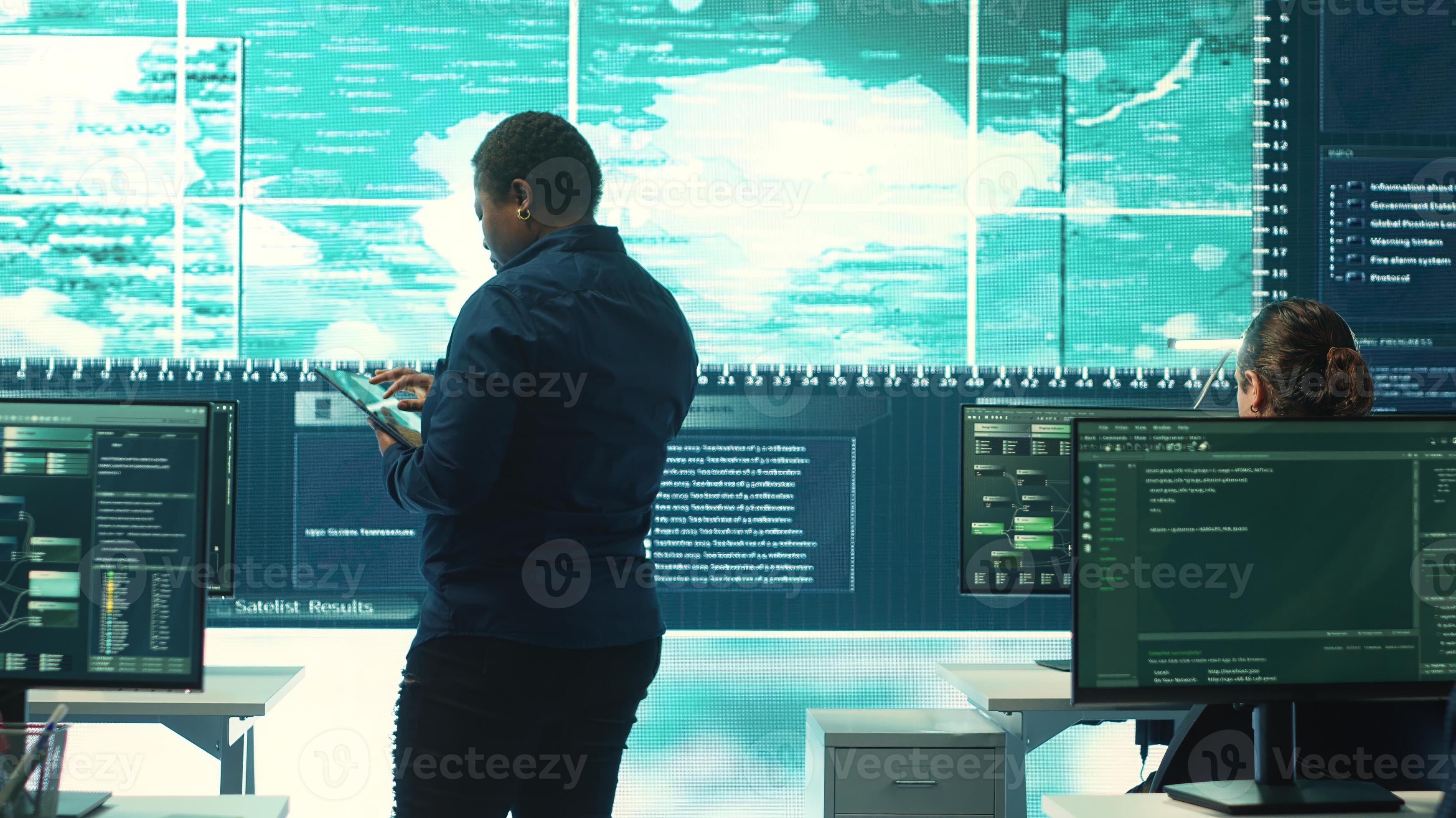 Governmental Hackers Exploiting Network Systems In High Tech Office Executing Cyber Operations