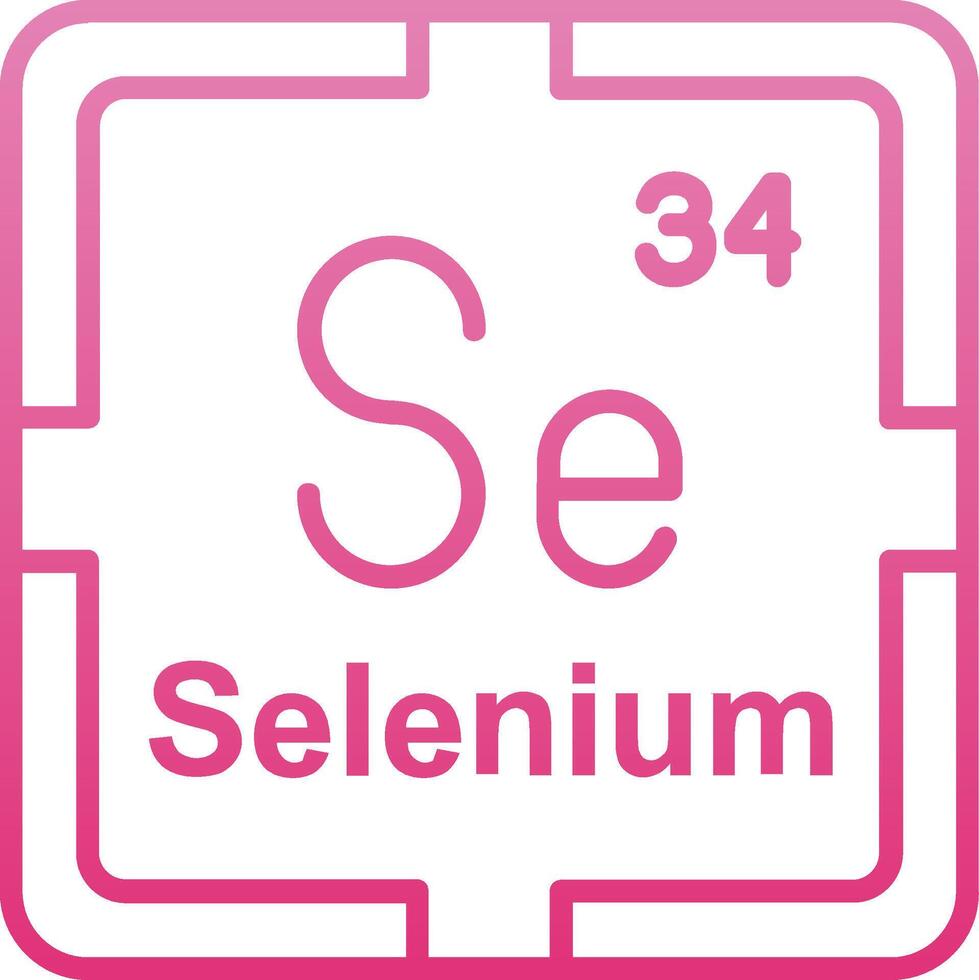 Selenium Line Gradient Icon 47368741 Vector Art at Vecteezy