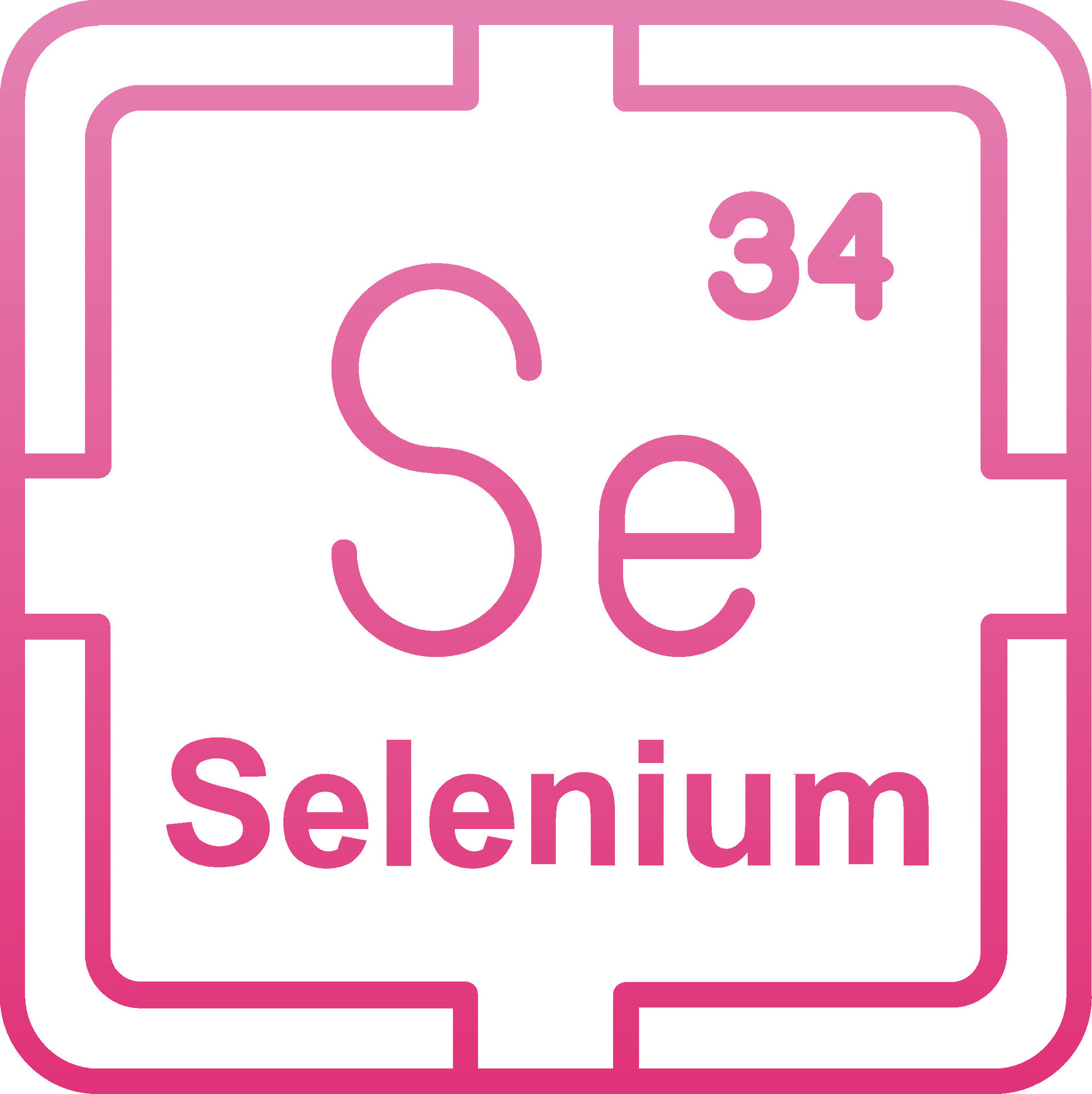 Selenium Line Gradient Icon 47368741 Vector Art at Vecteezy