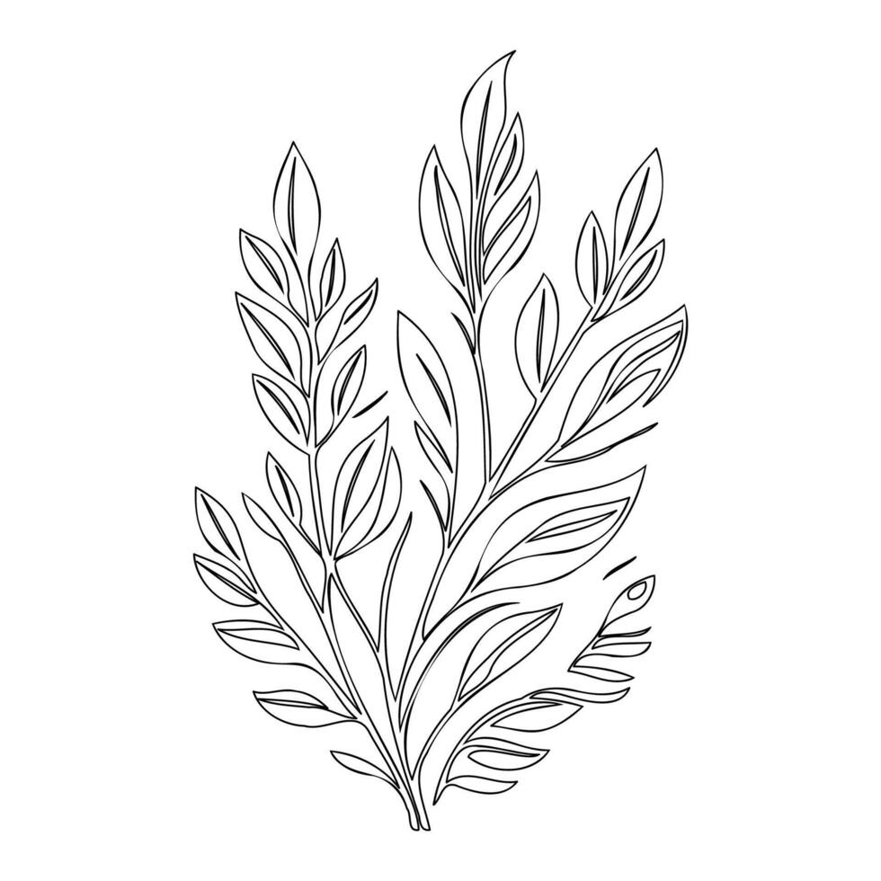 parallel leaf floral outline illustration sketch 47389151 Vector Art at ... parallel leaf floral outline illustration sketch 47389151 Vector Art at ...