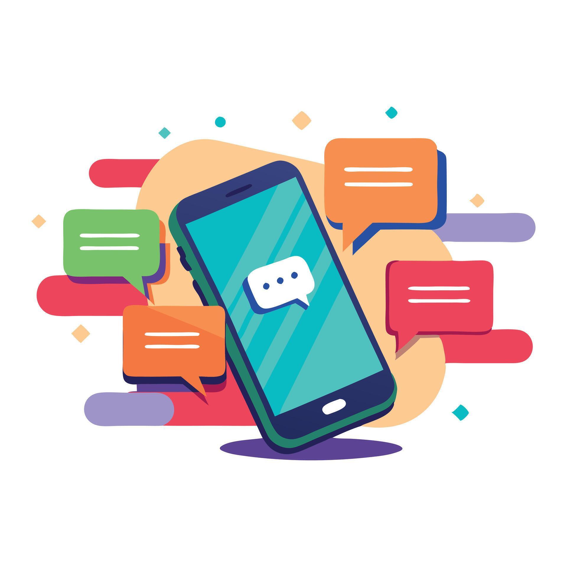 Fantastic smartphone , chatting sms app template bubbles. 47389352 ... Fantastic smartphone , chatting sms app template bubbles. 47389352 ...